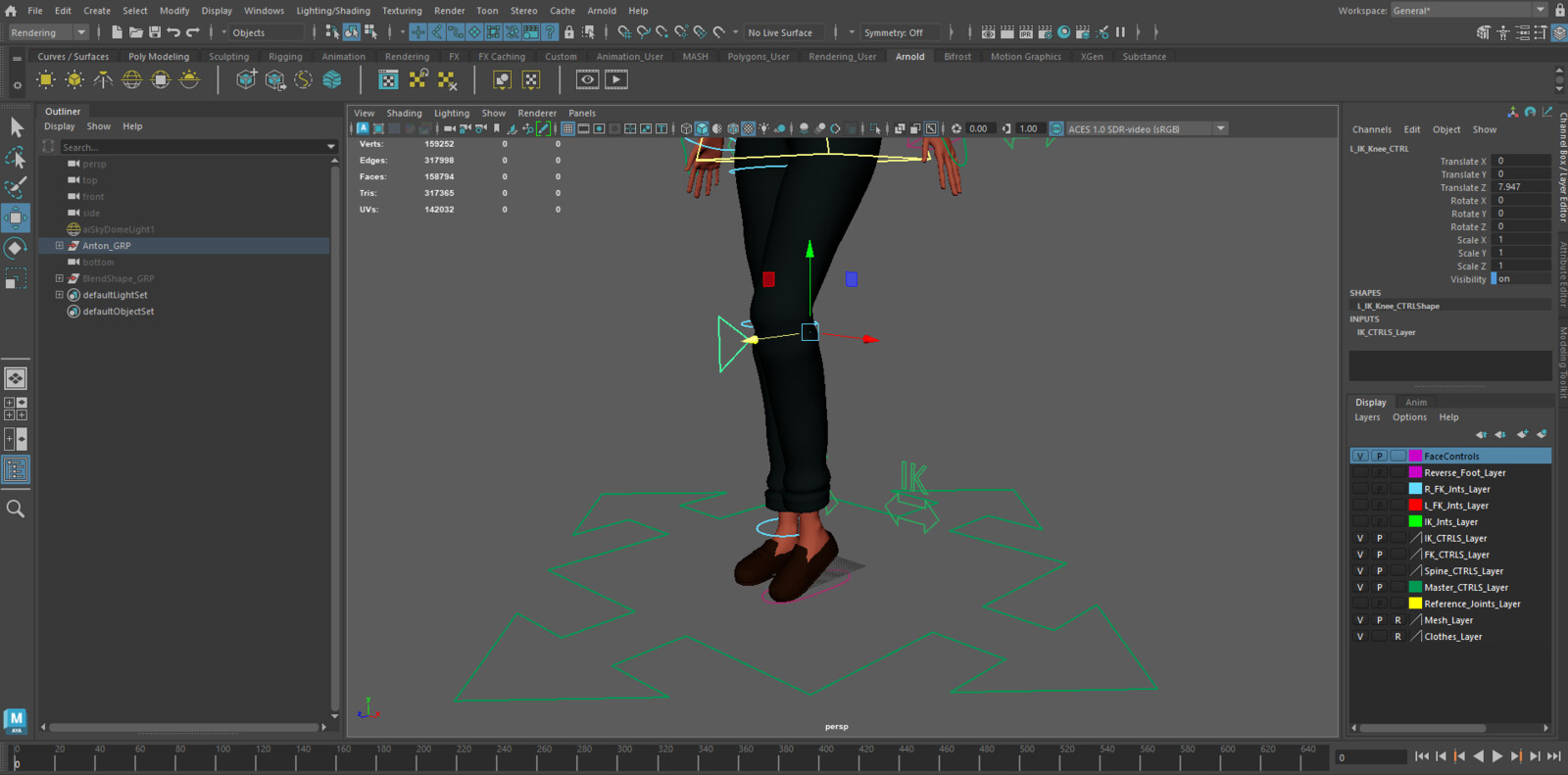 Thomas Stanbridge - Rigging Assignment Showcase