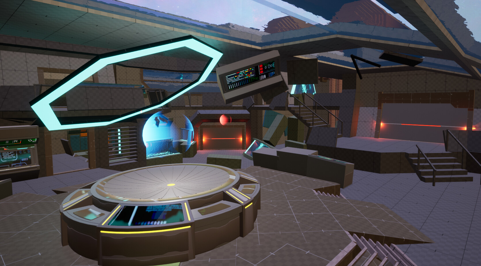 Ilia Krasnikov - Control room (Combat, Level Design, Blockout)