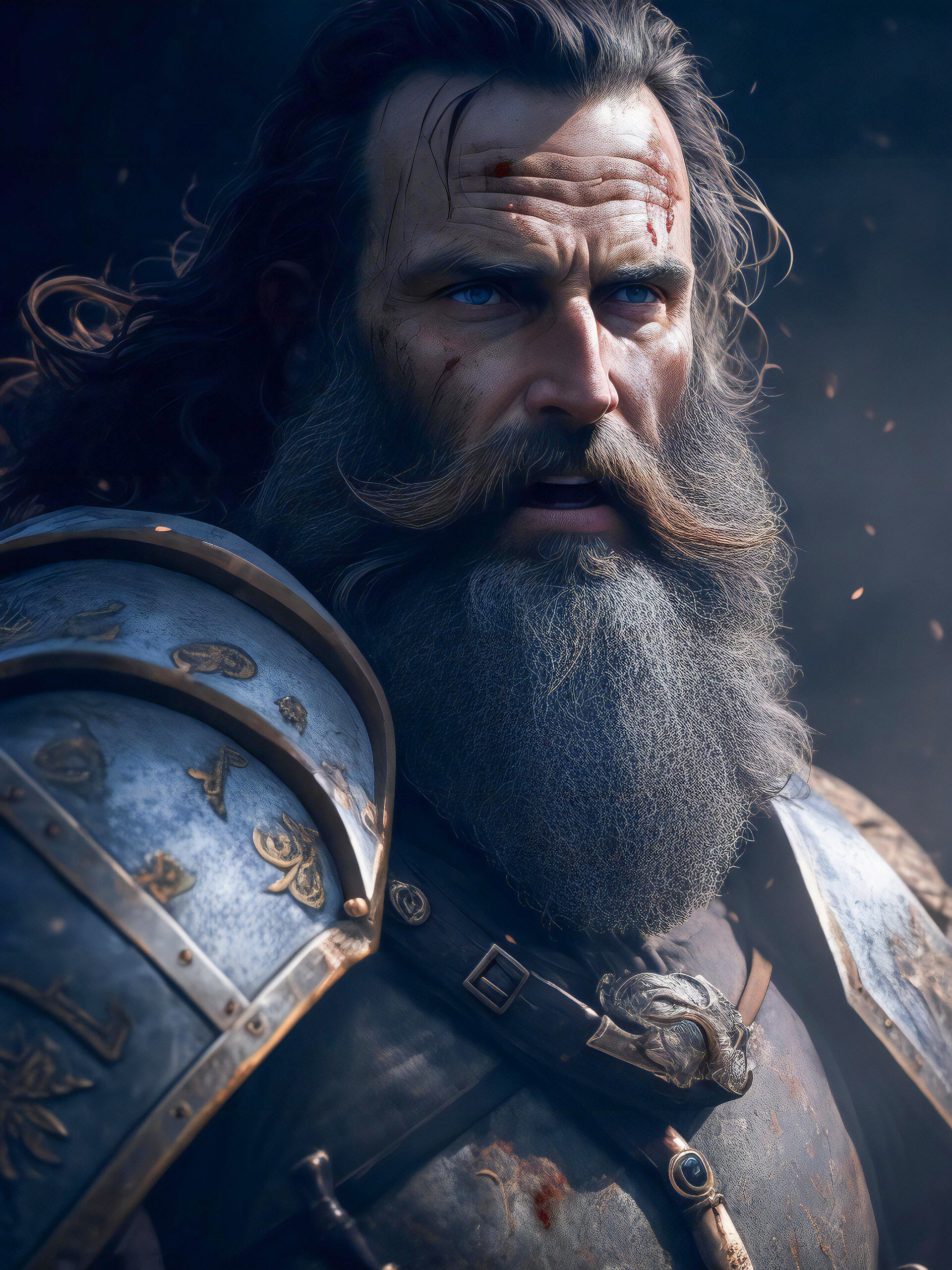 ArtStation - Sir Melborne Gibson character medieval concept art. Made ...