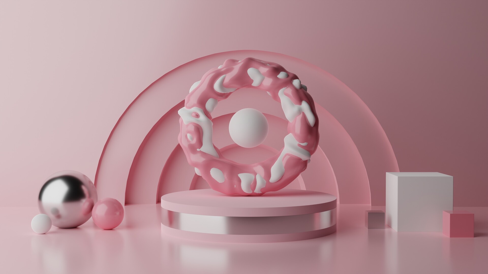 ArtStation - 3D abstract sculpture