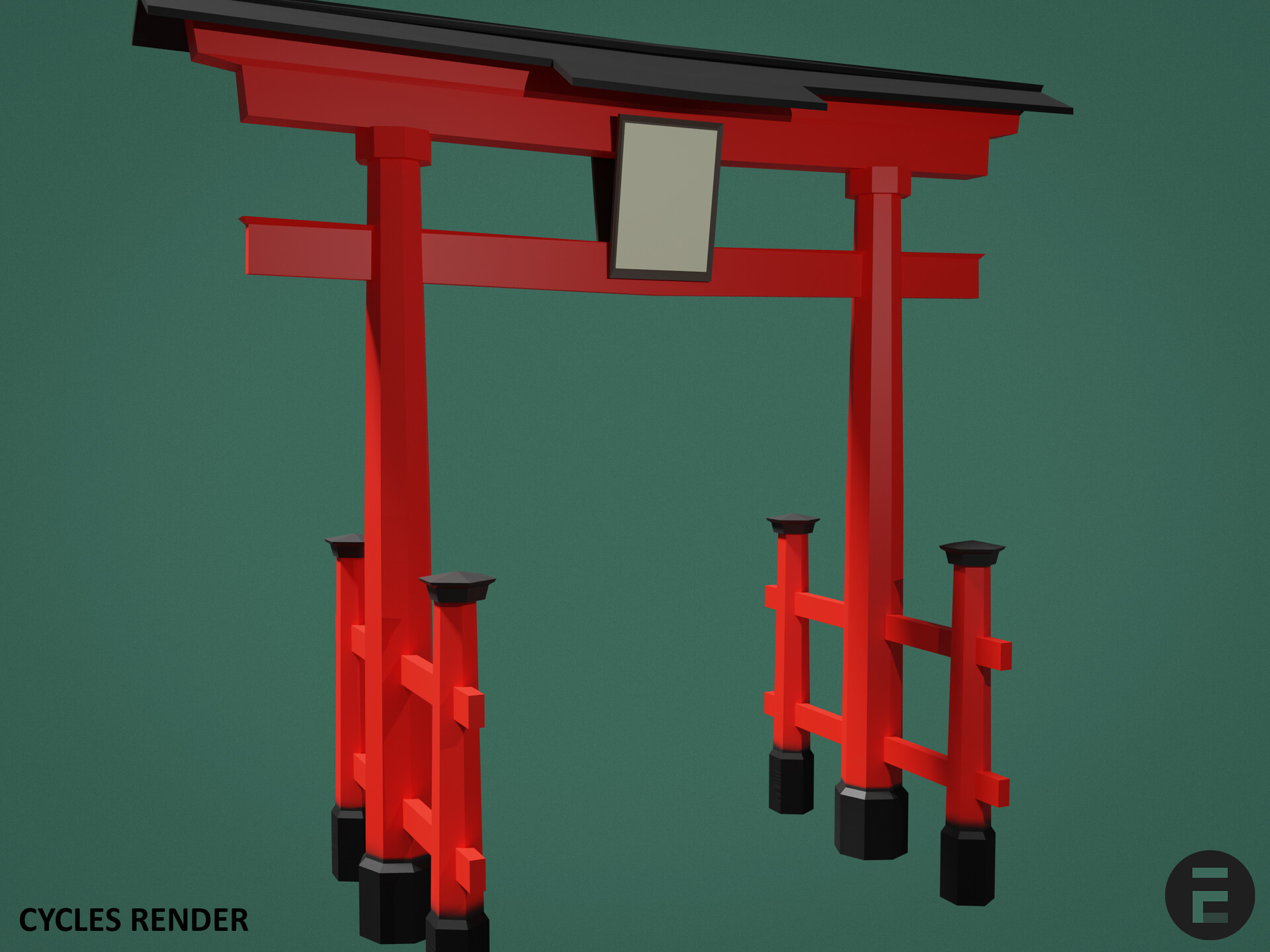 EVOFORMZ Studio - Torii Gate 3D Model