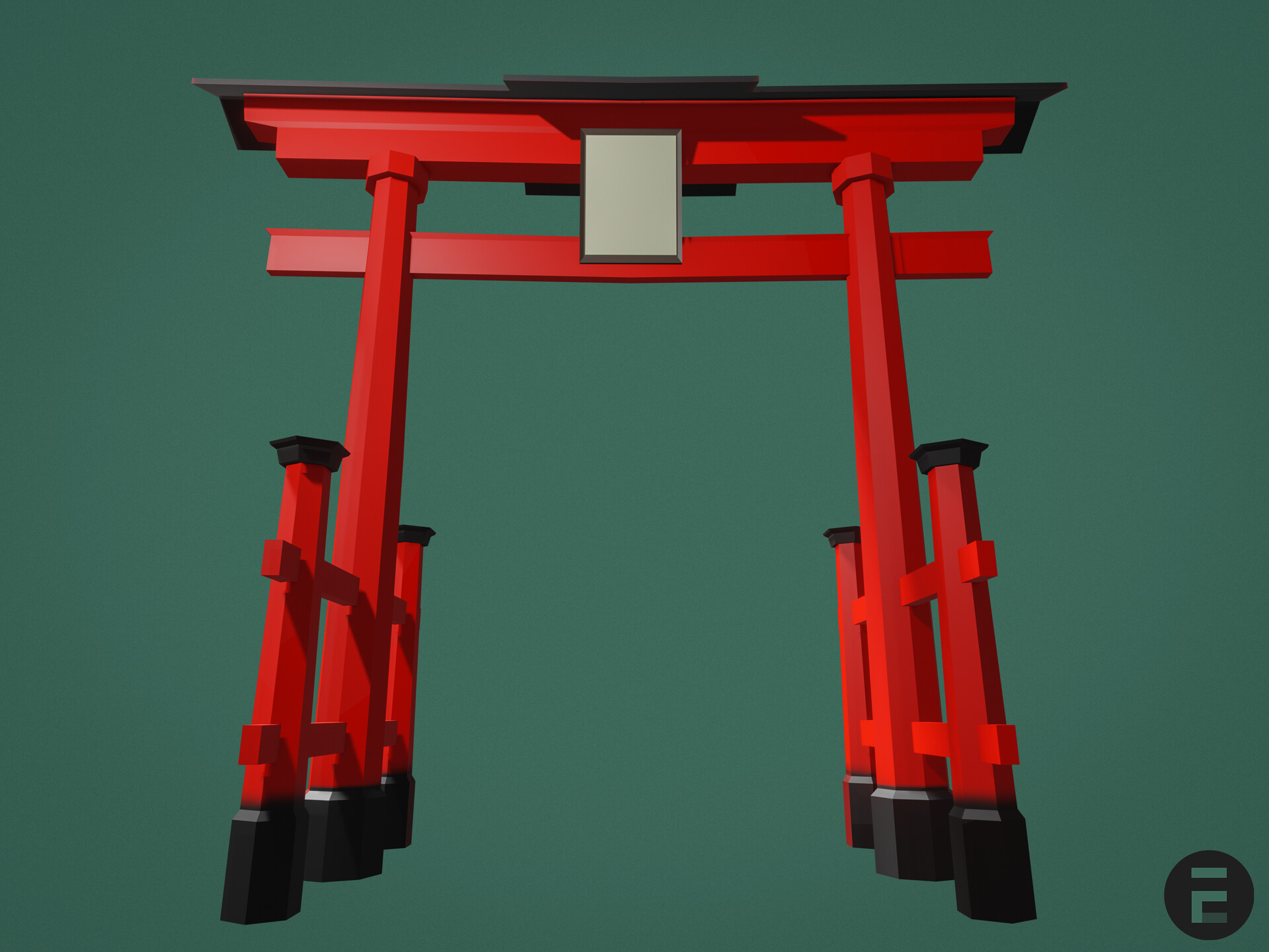 EVOFORMZ Studio - Torii Gate 3D Model