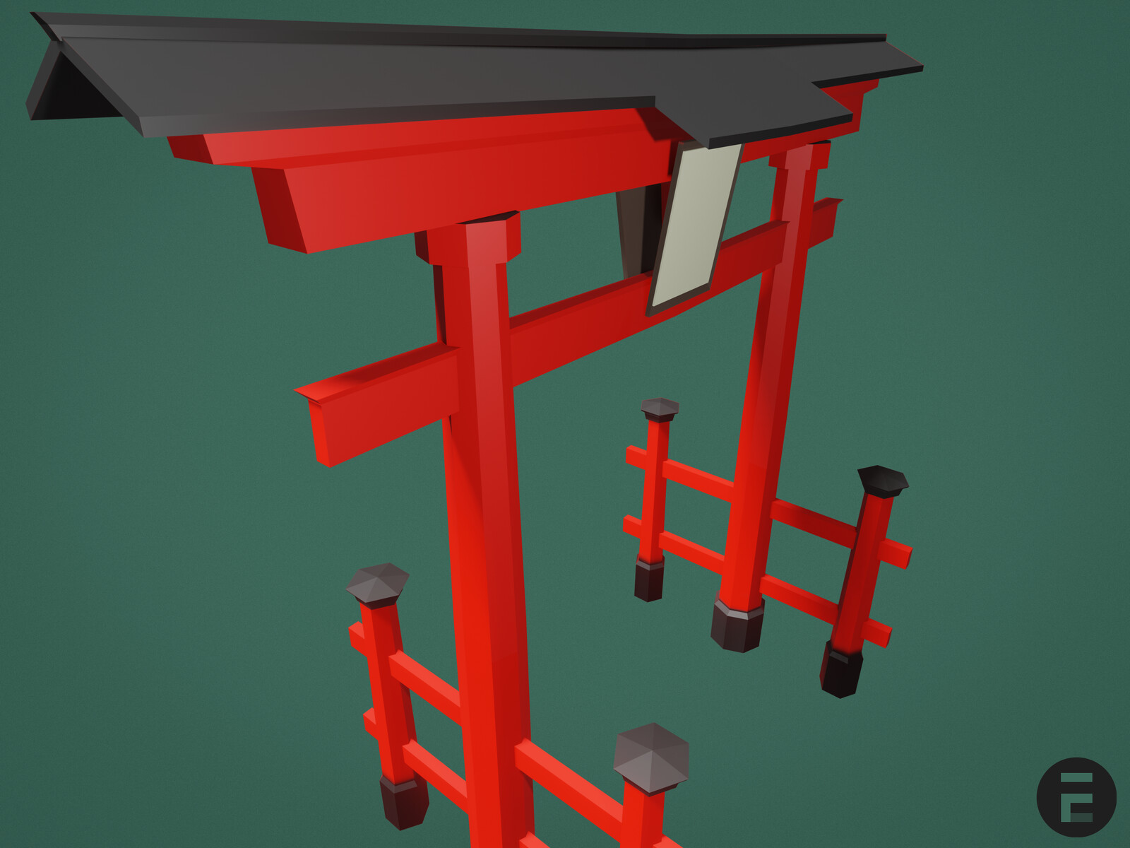 EVOFORMZ Studio - Torii Gate 3D Model