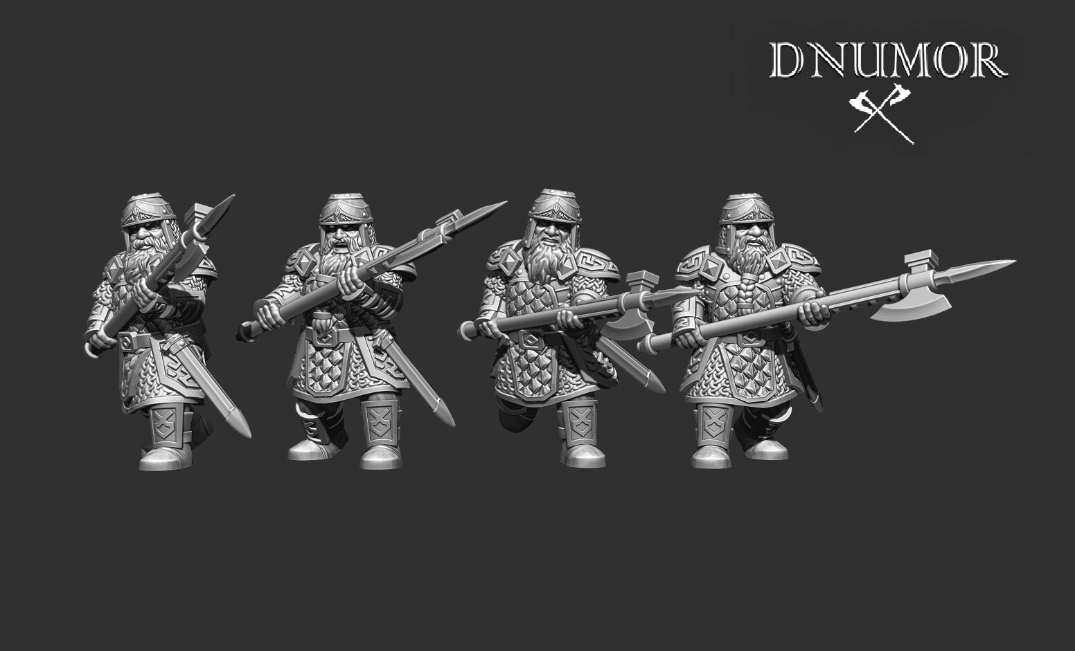 ArtStation - Dwarves City Guards 3D printable models