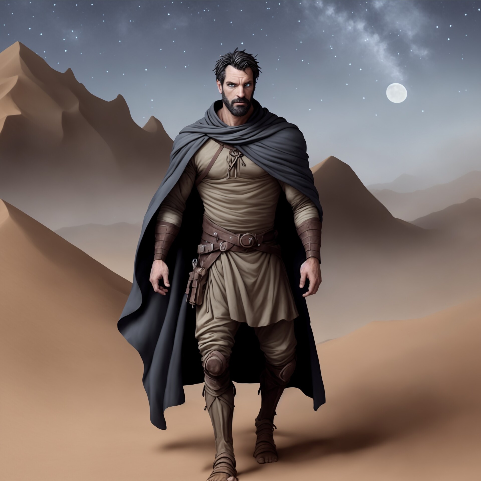 ArtStation - Man In Desert