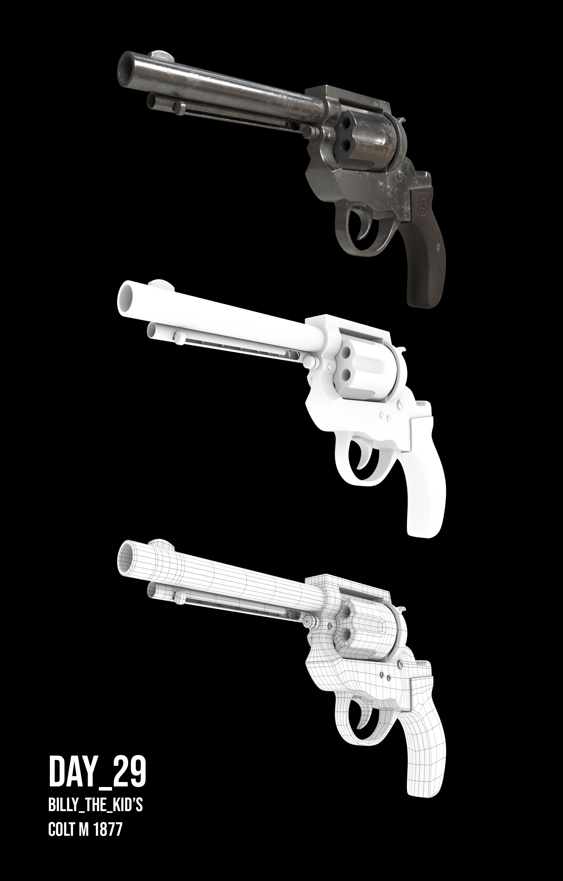 Sivavit Bunthongsuk - 30 Days of modeling weapons from F/GO fan art challenge | Part 6