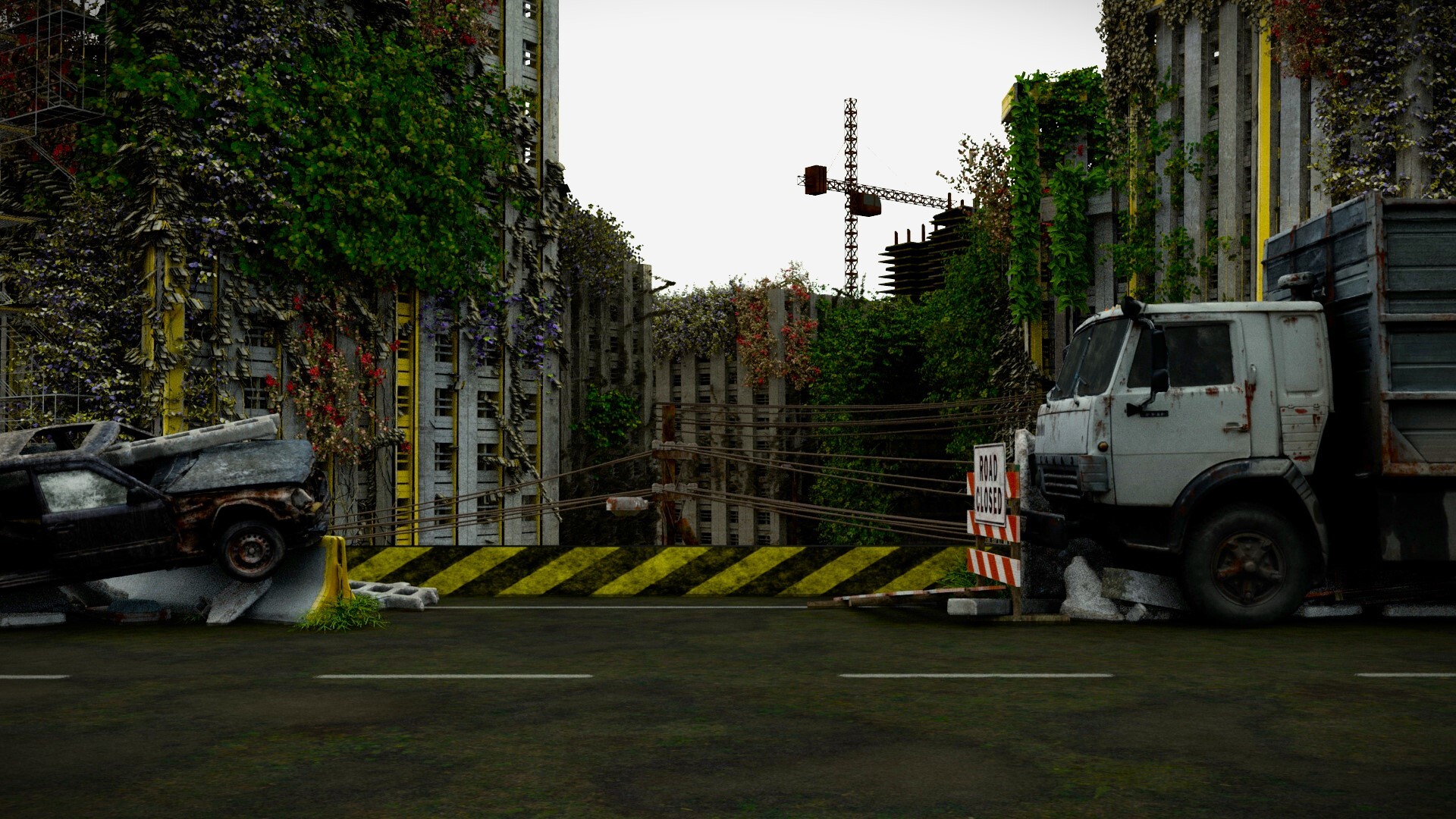 ArtStation - The Infected City (Full CGI Composition)