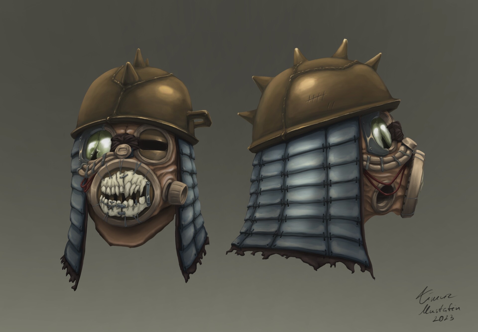 ArtStation - Dystopian Helmet