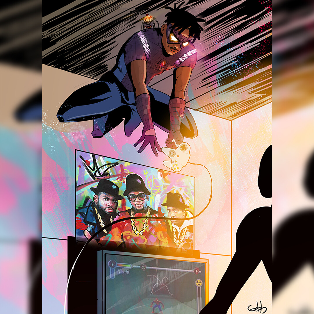 ArtStation - SpiderVerse Commission
