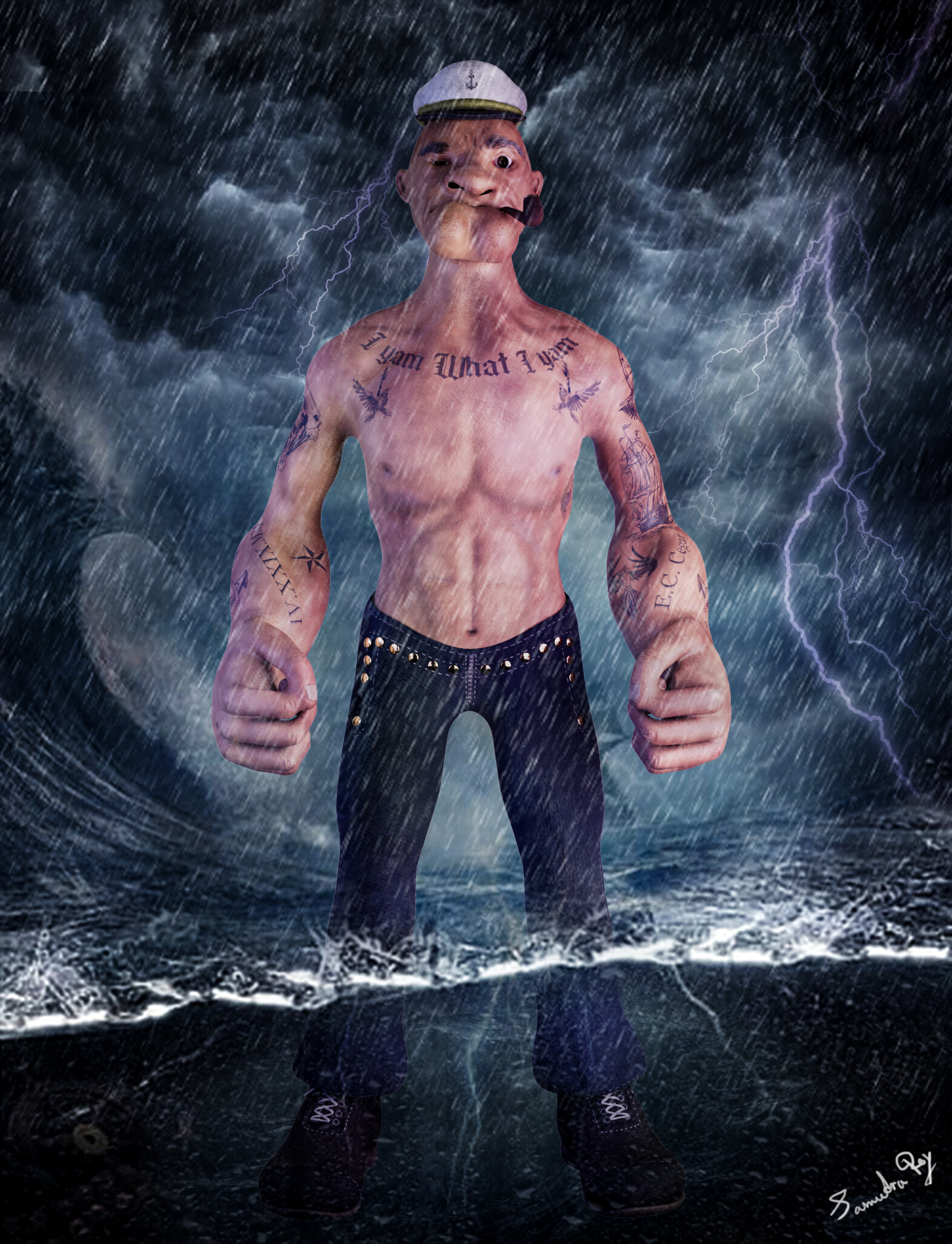 ArtStation - Popeye 3D Character