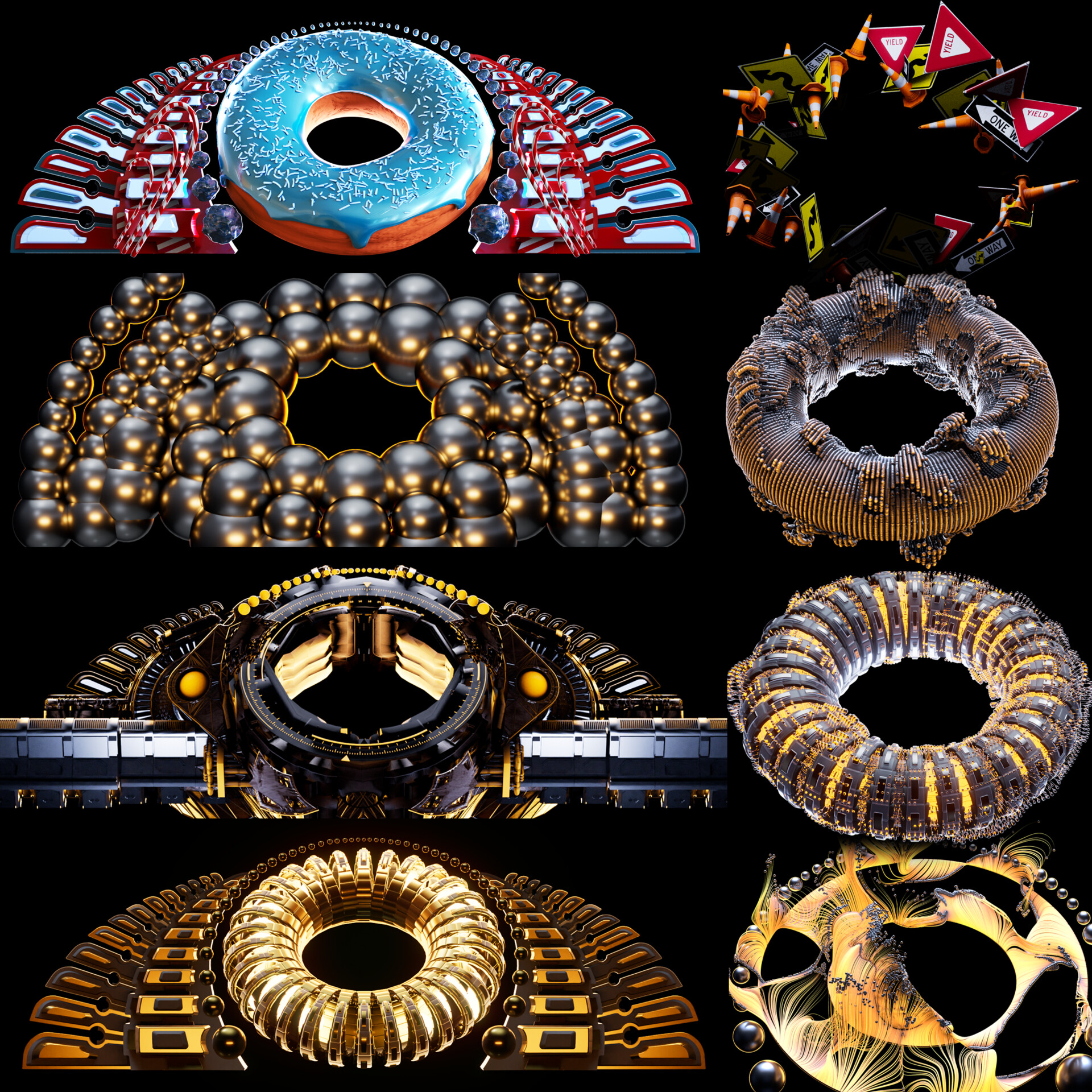 ArtStation - Infrasound Festival Portal Stage Designs - 2