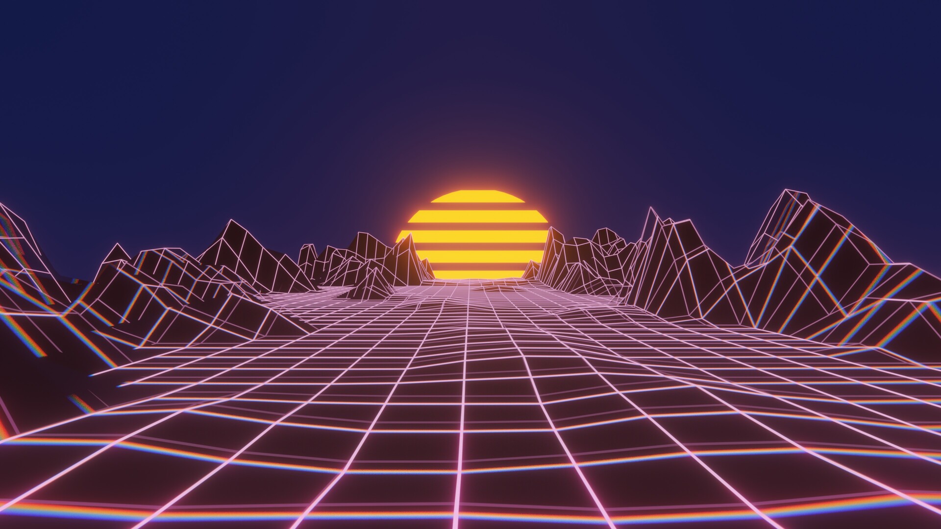 ArtStation - Synthwave Valley