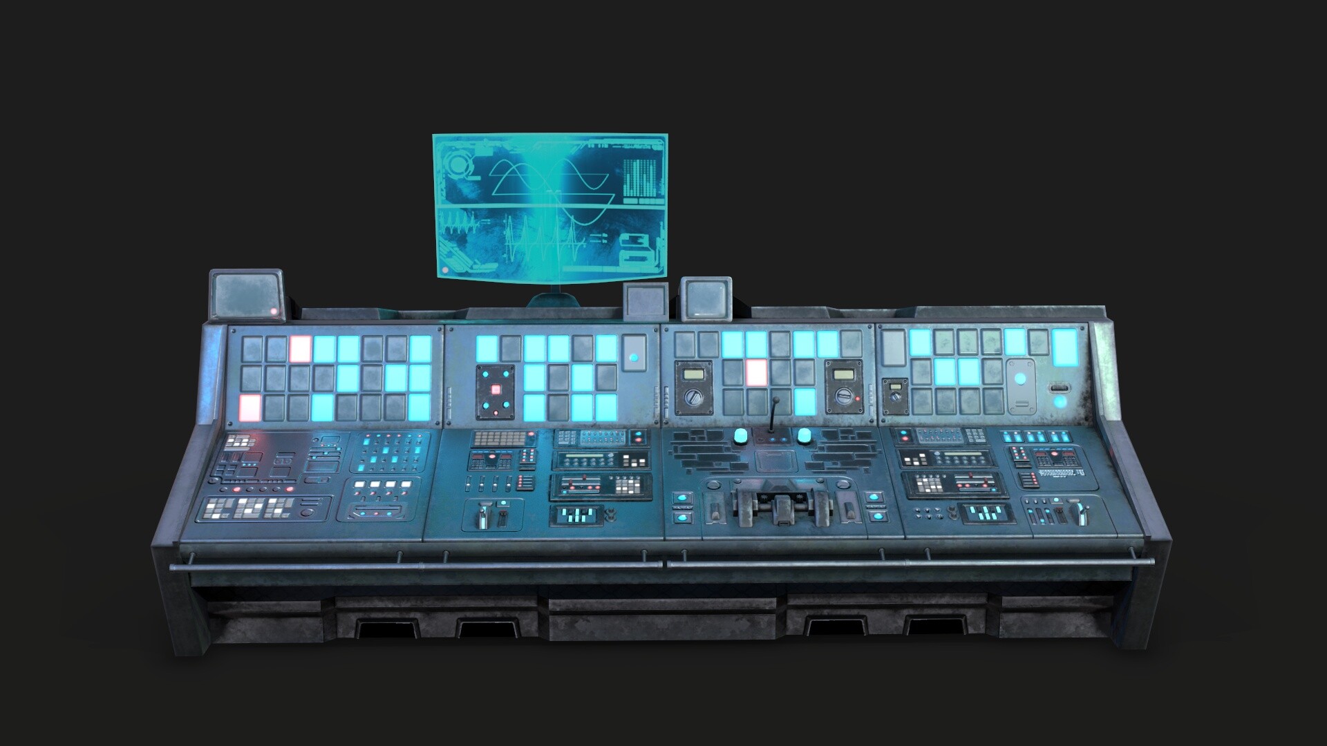Sci Fi Control Panel Texture