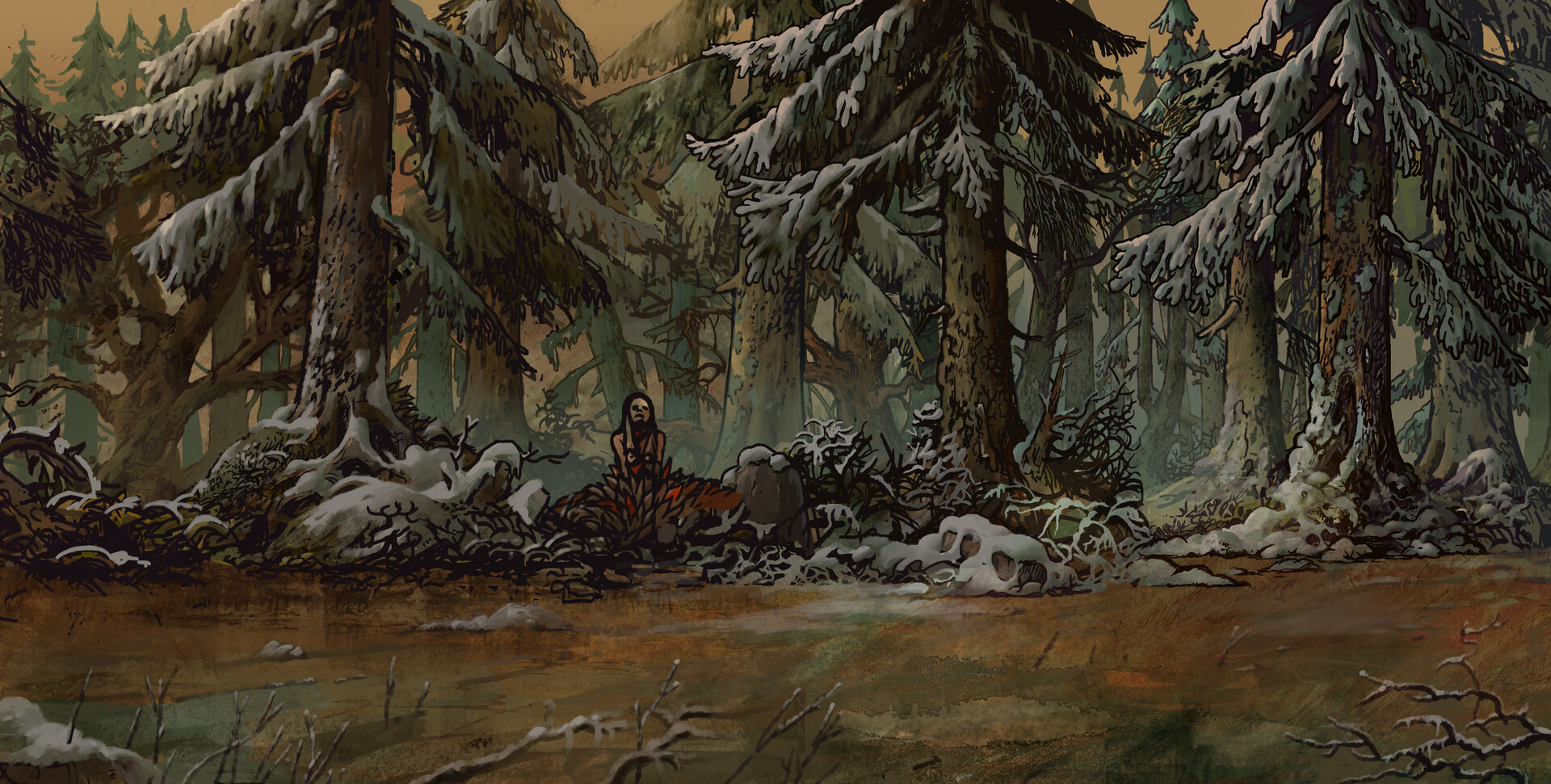 ArtStation - The Bleak Forest
