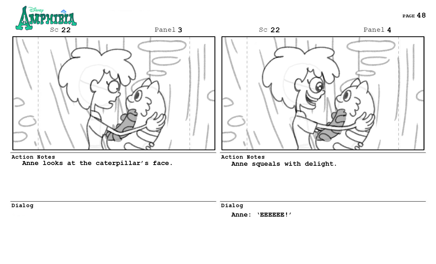 Shadrak Wilde - Amphibia Storyboard Exercise