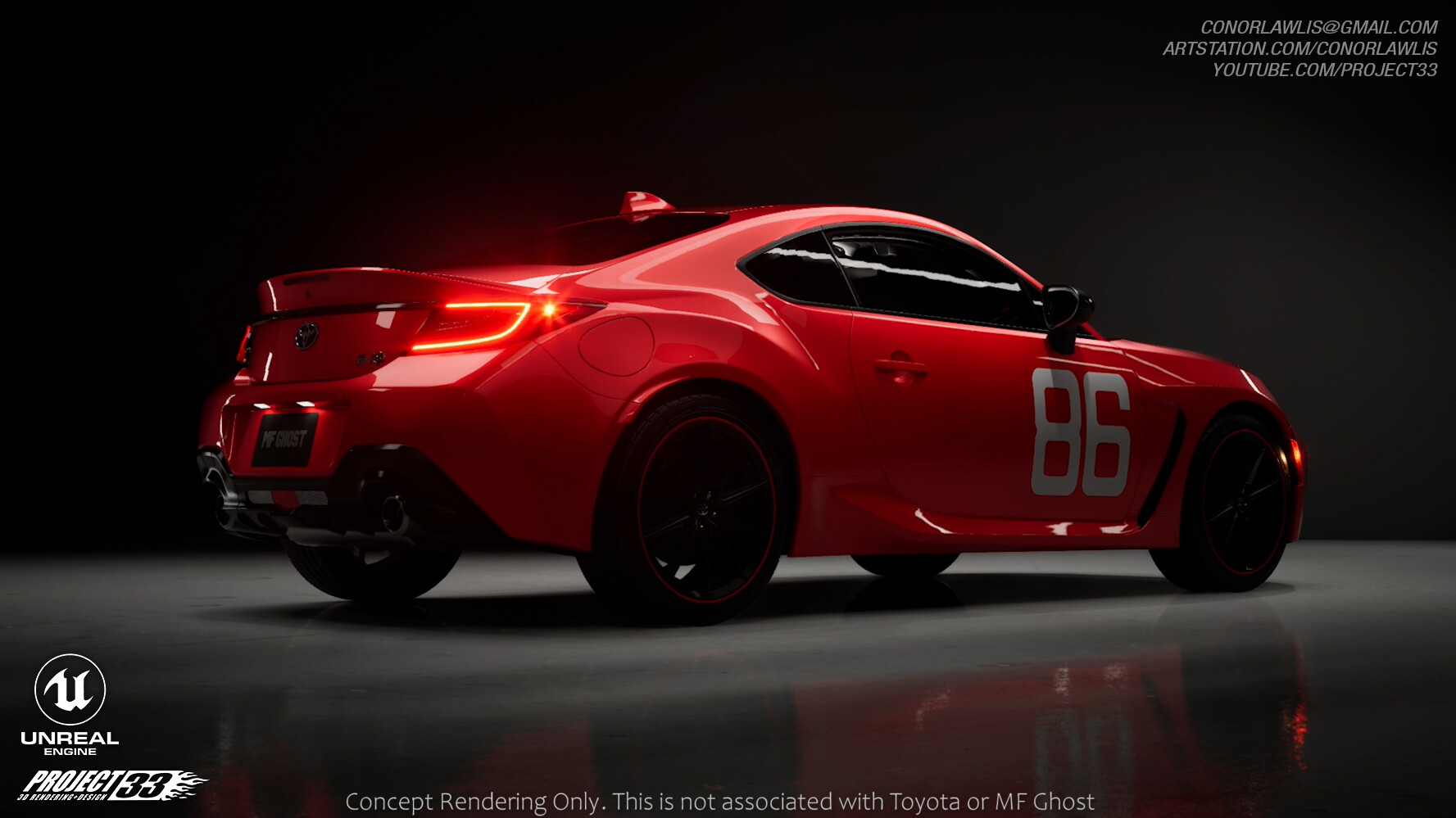 Conor Lawlis - 2024 Toyota GR86 MF Ghost Edition | Unreal Engine 5