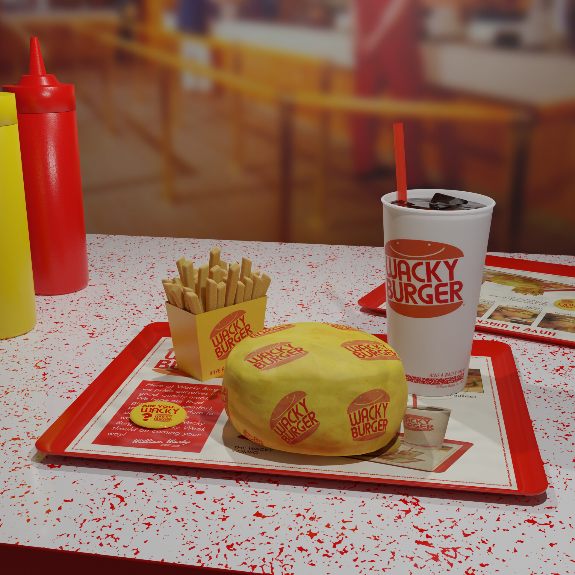 ArtStation - Welcome to Wacky Burger! May I Take Your Order?