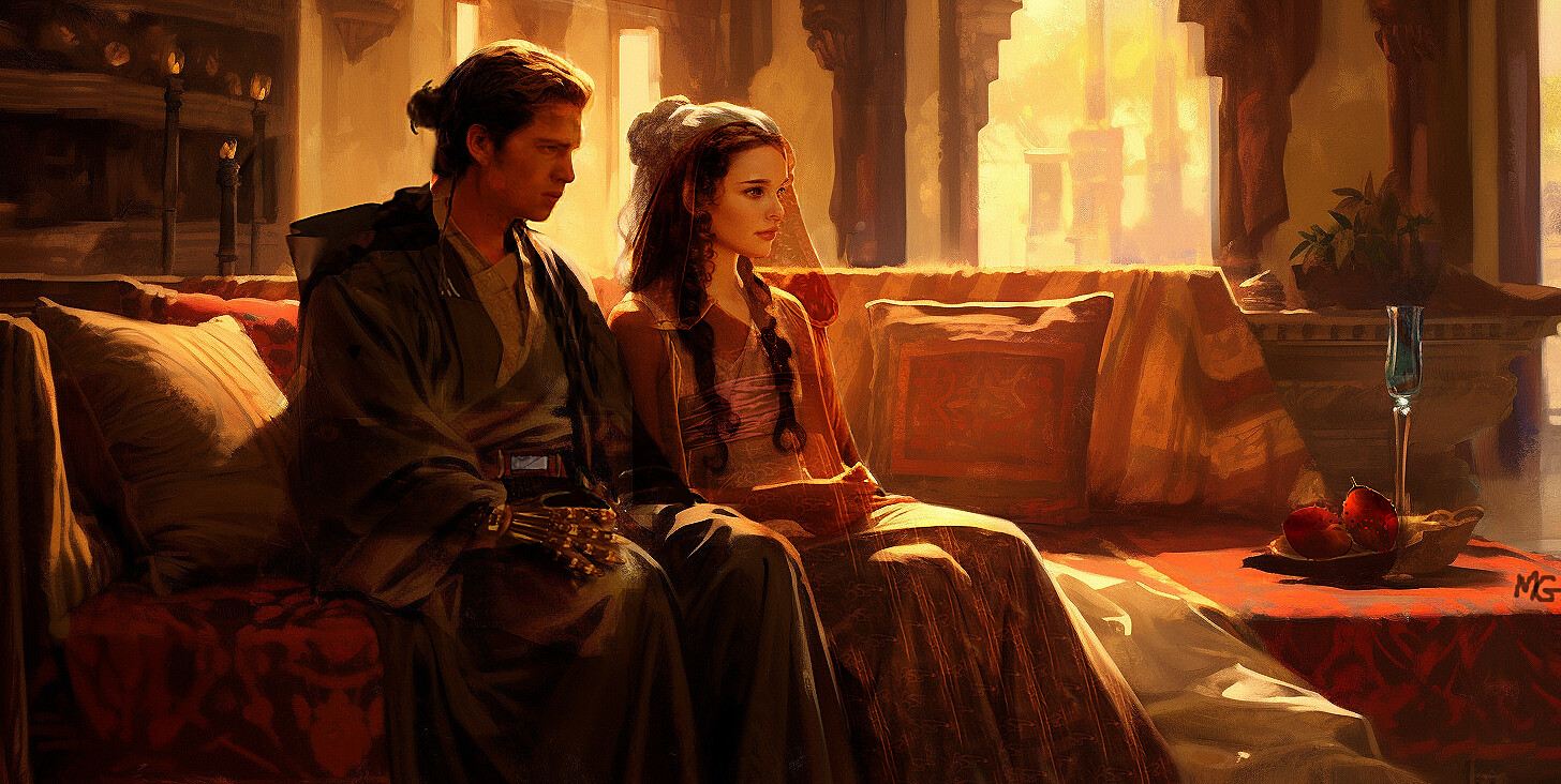 ArtStation - Anakin and Padme