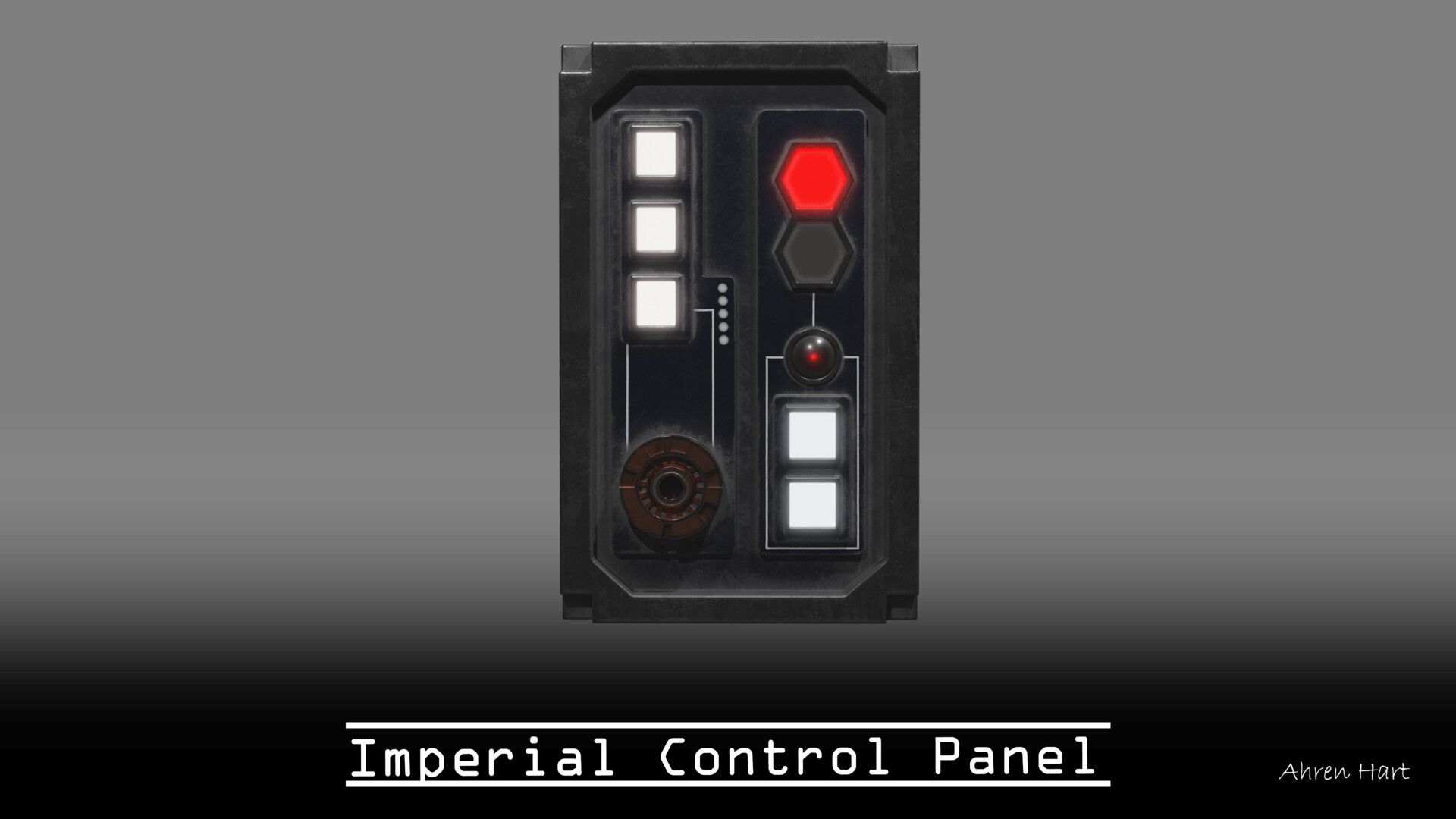Ahren Hart - Environment Artist - Star Wars Imperial Control Panel