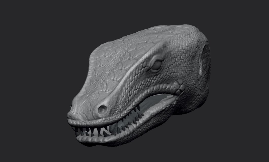 ArtStation - Creature Head 3D Sculpt
