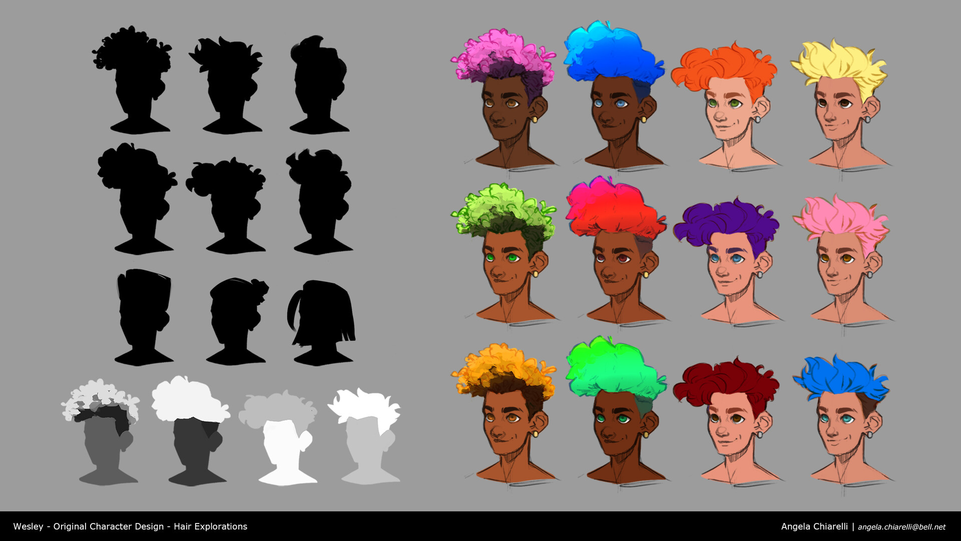 Angela Chiarelli - Wesley Character Design