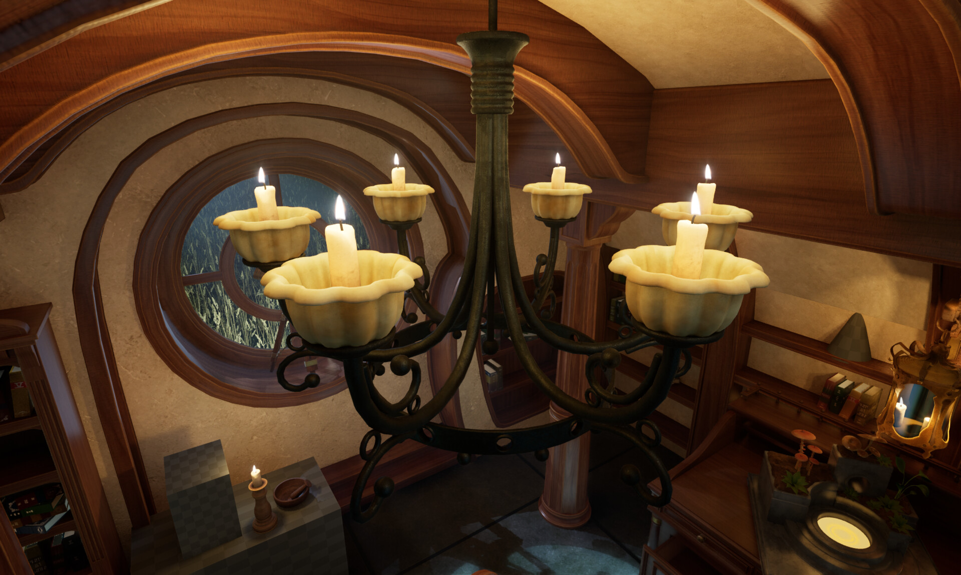 Mimi's 3D Art Portfolio - Alchemy Room Recreation - WIP
