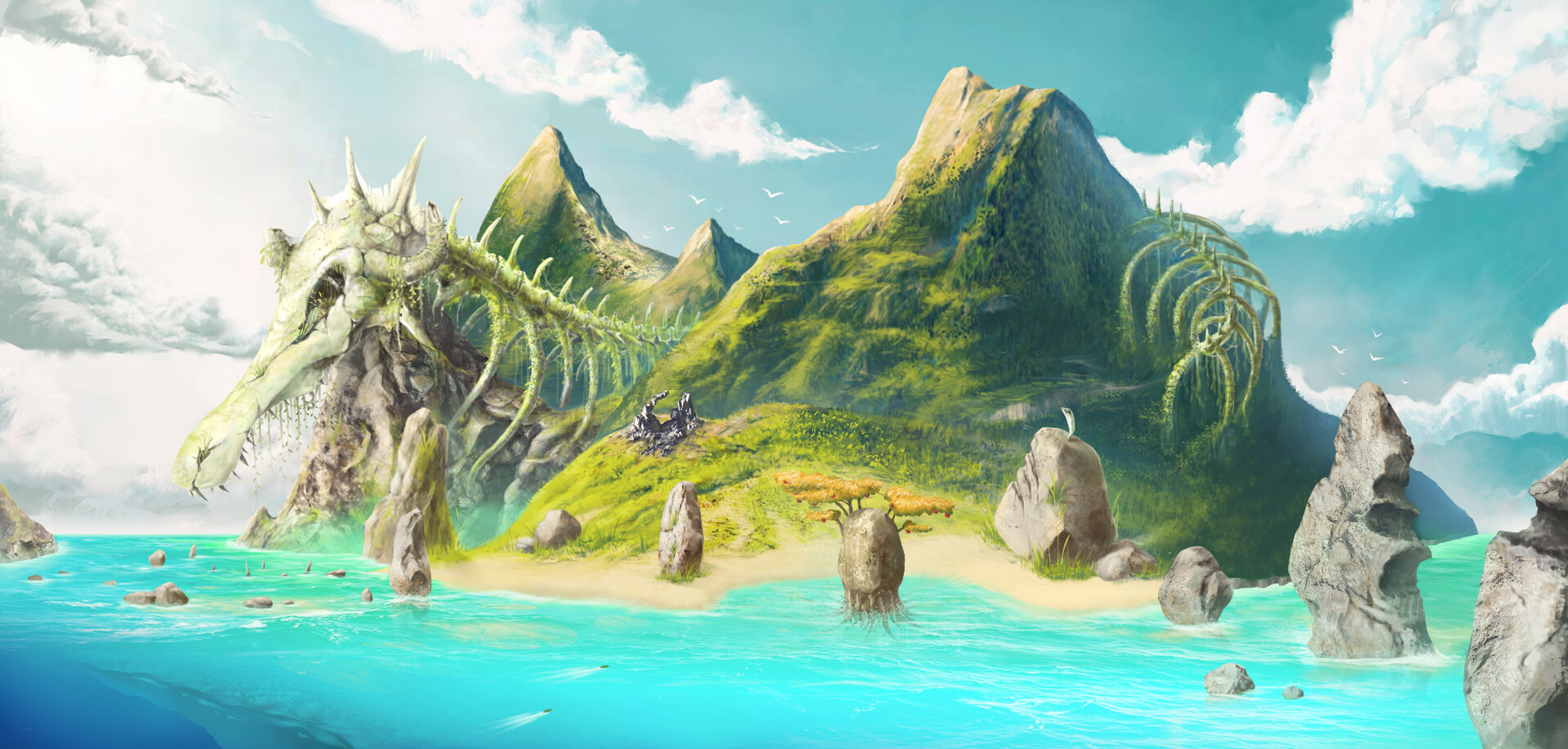 ArtStation - D.N.A island