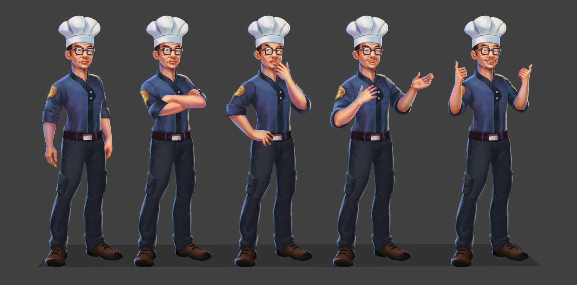 ArtStation - Asian chef