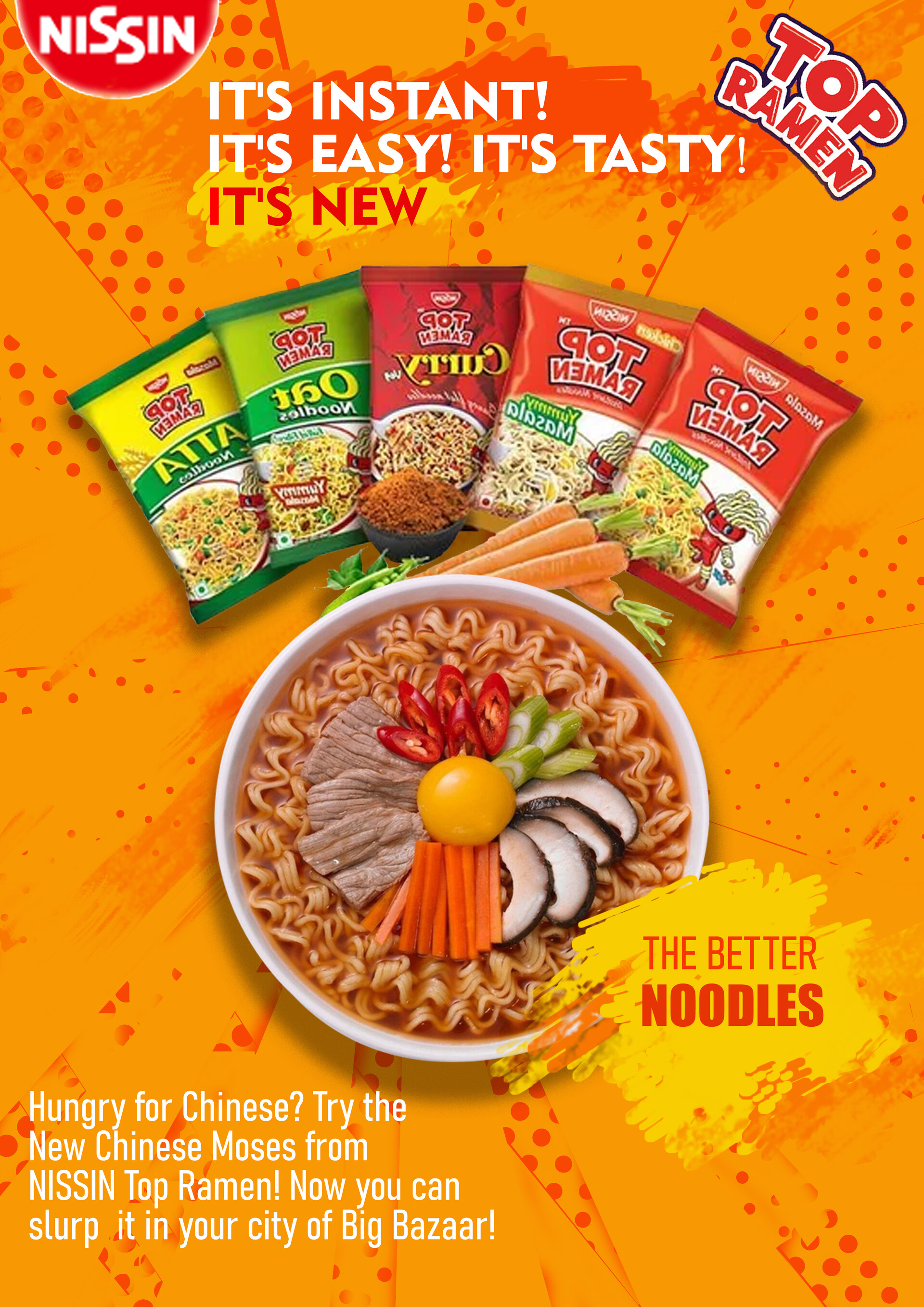 ArtStation - Top Ramen noodles Advertisement