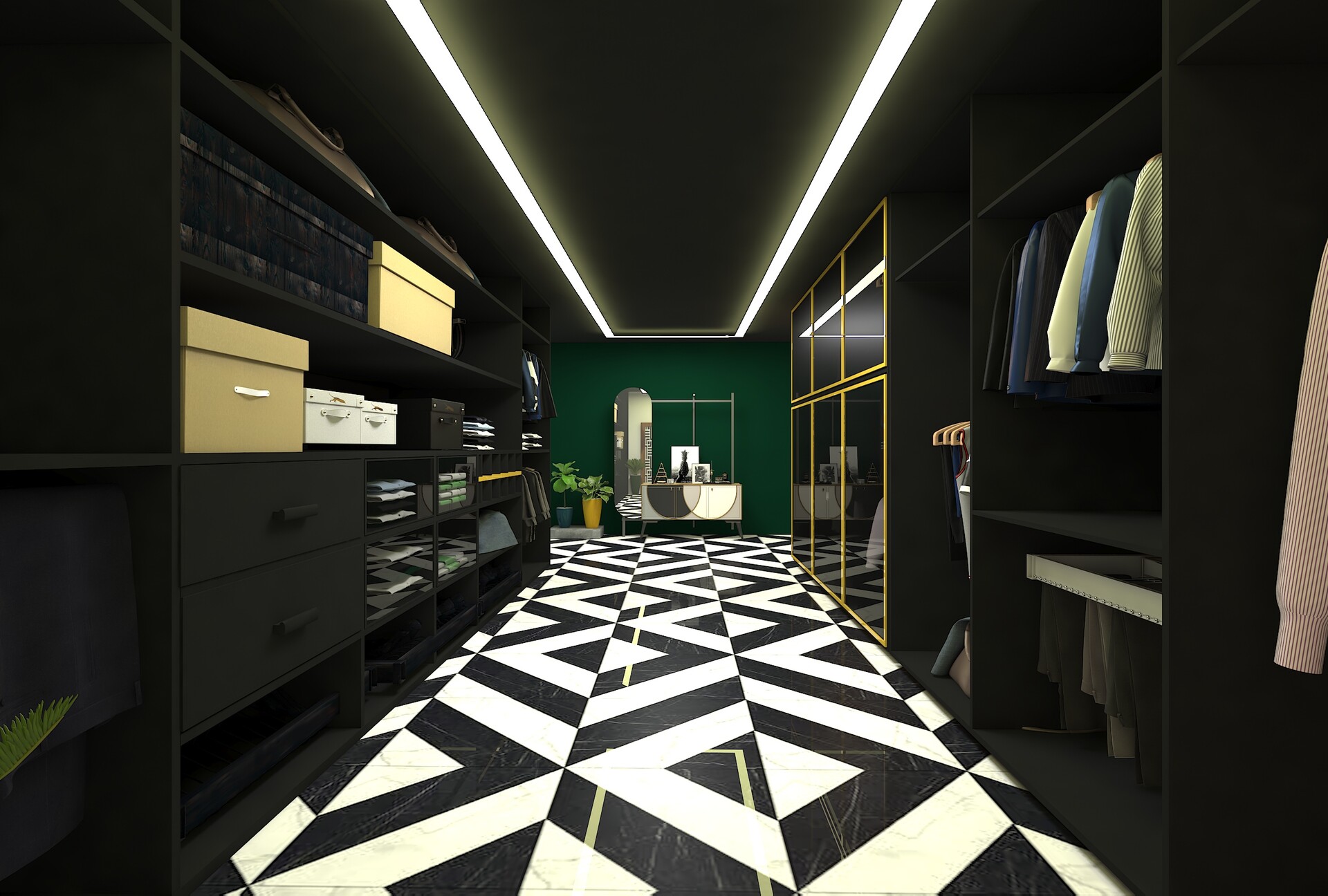 ArtStation - CLOSET DESIGN