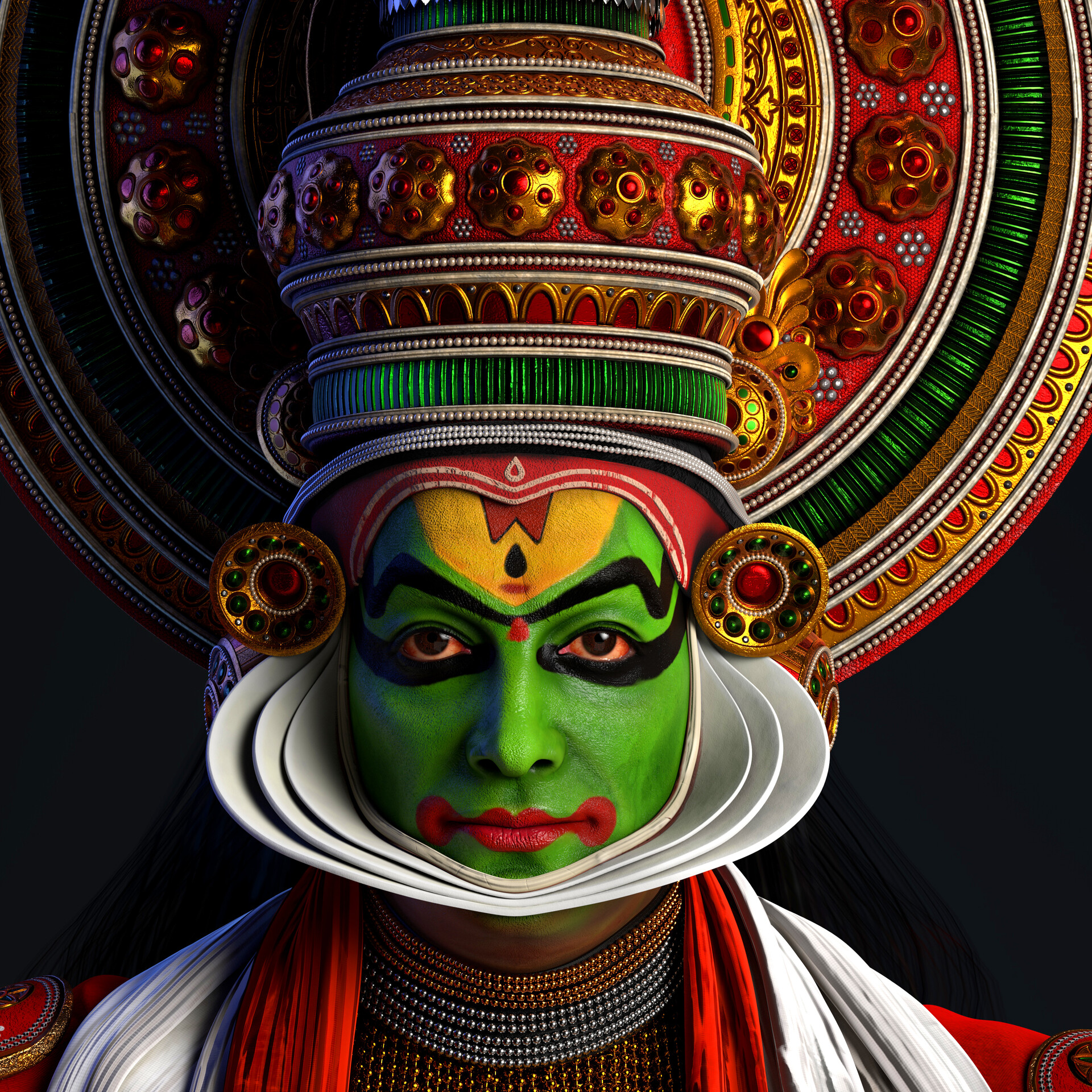 kathakali face