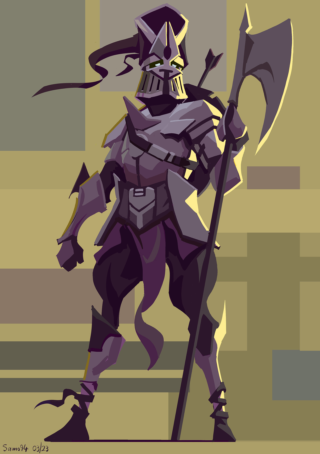 ArtStation - Fantasy Warrior