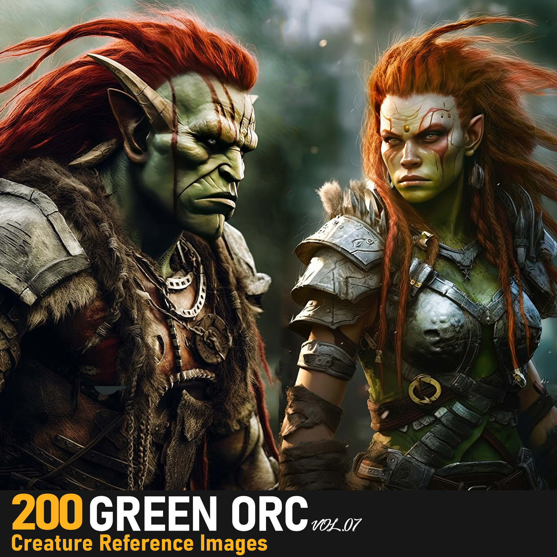 ArtStation - Green Orc VOL.07|4K Reference Images