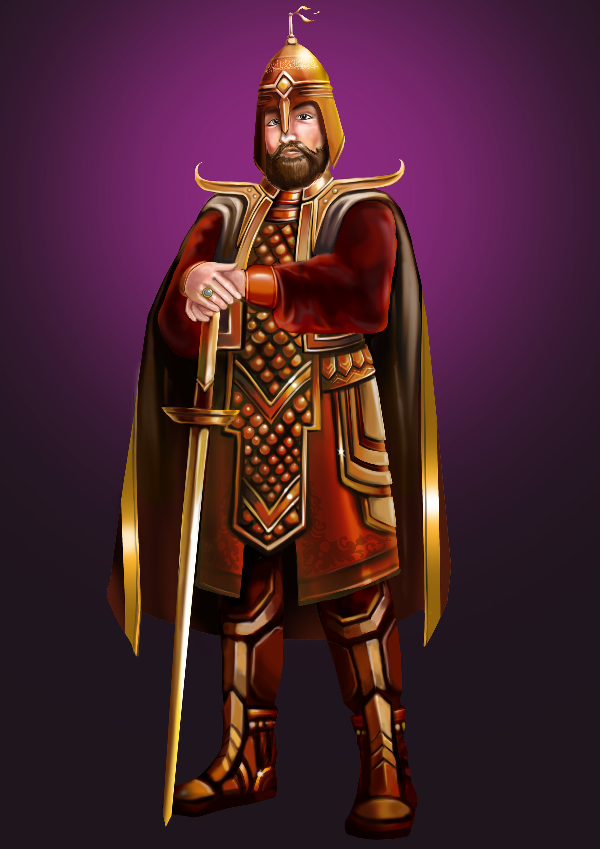 ArtStation - character concept design for an armored soldier