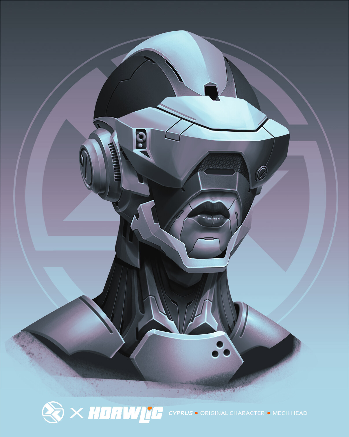 ArtStation - CYPRUS_mech_head