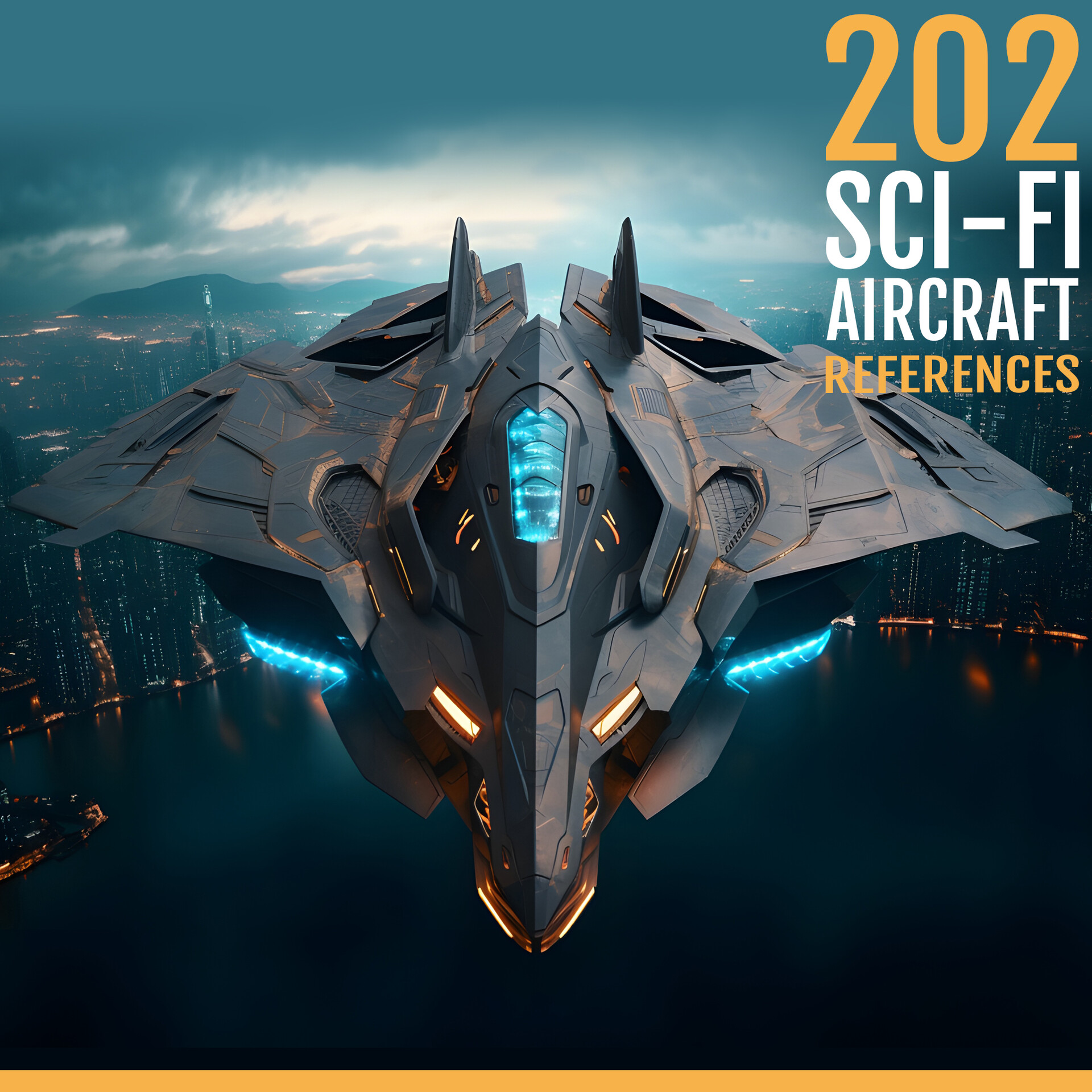 ArtStation - 202 Sci-fi Aircraft References