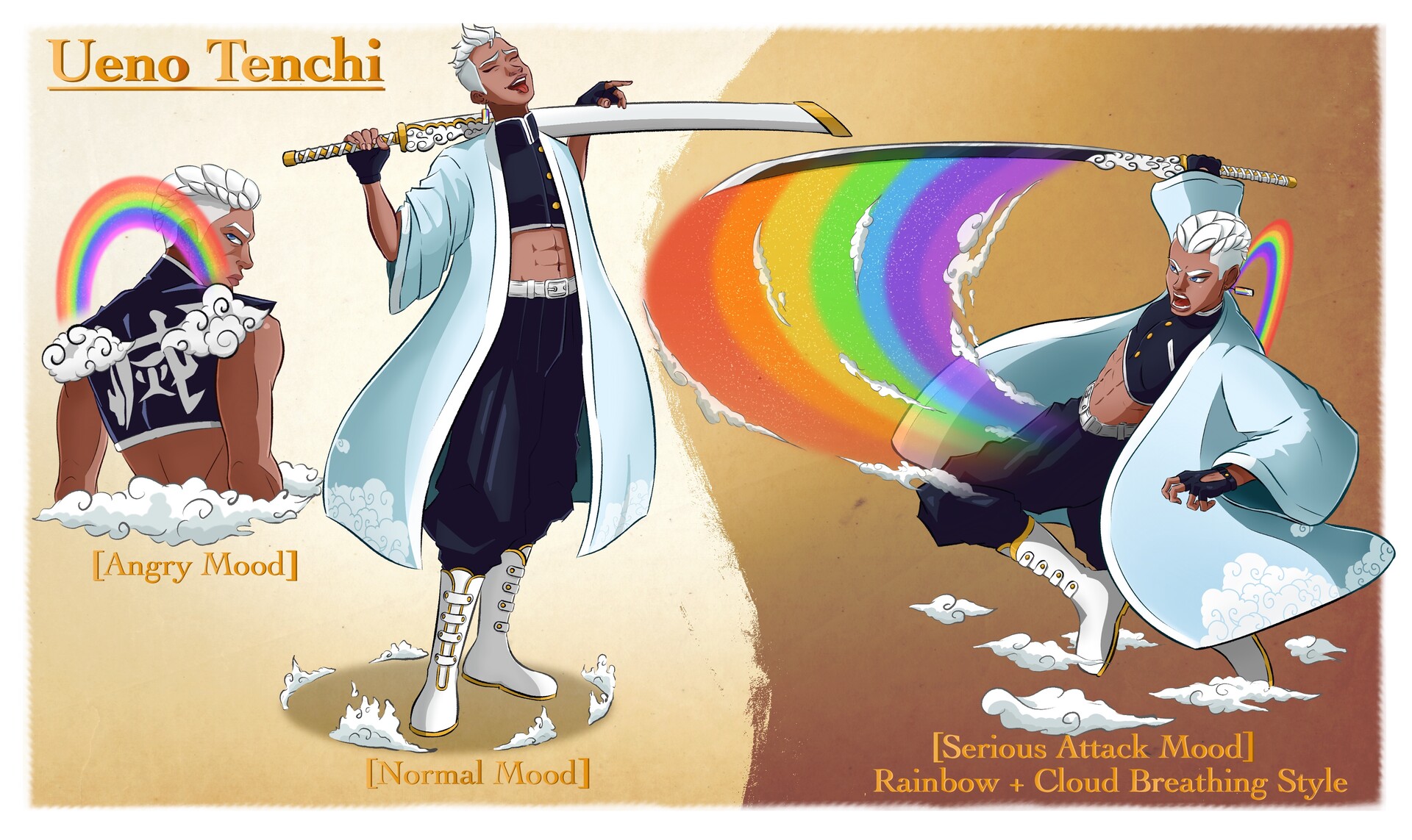 ArtStation - Creation of a new LGBT Demon Slayer Character (just my ...