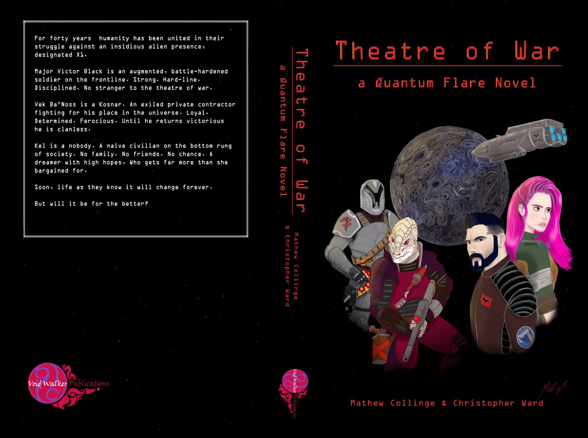 ArtStation - Theatre of War wrap around book cover