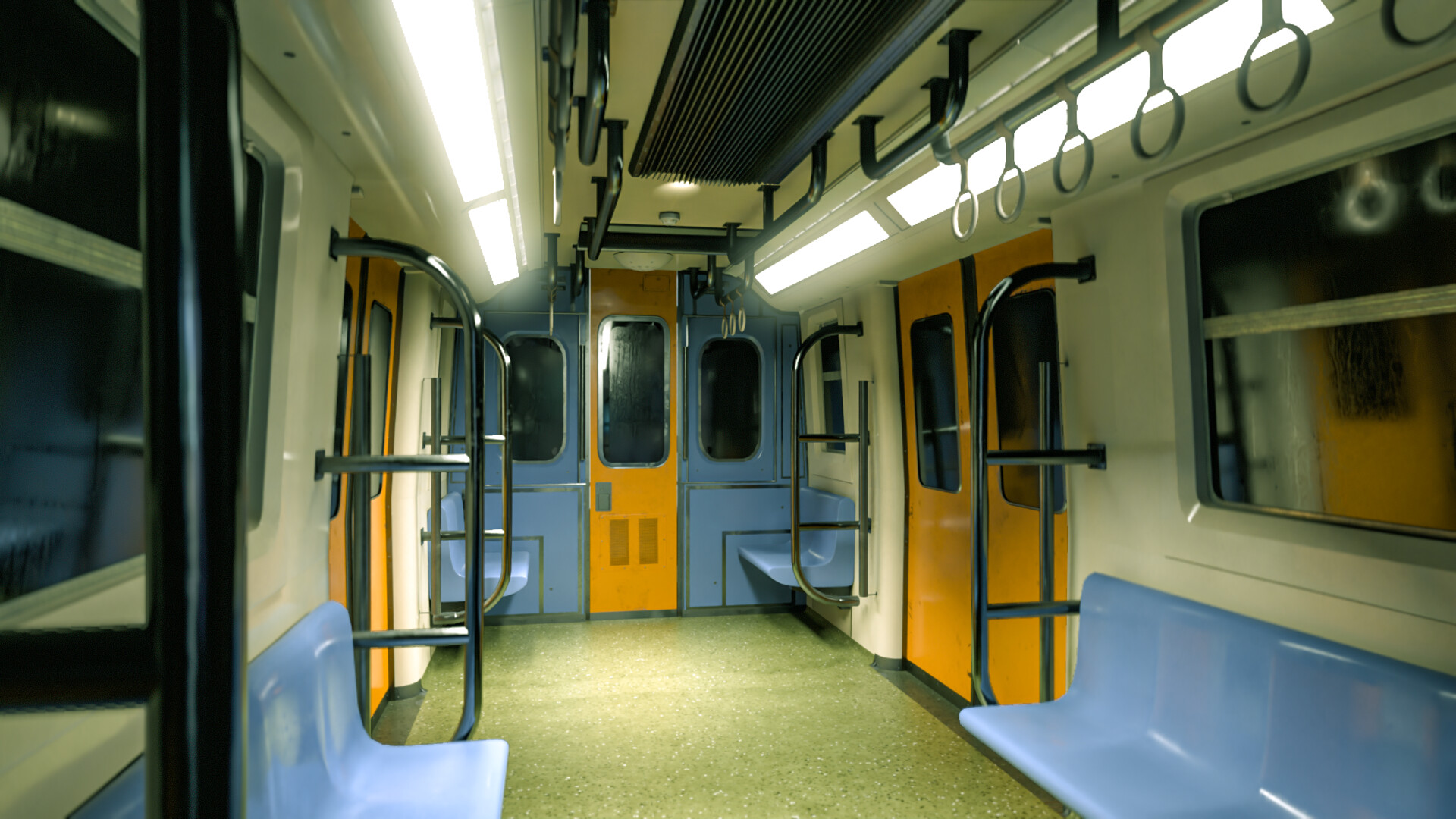 ArtStation - Metro interior 3D