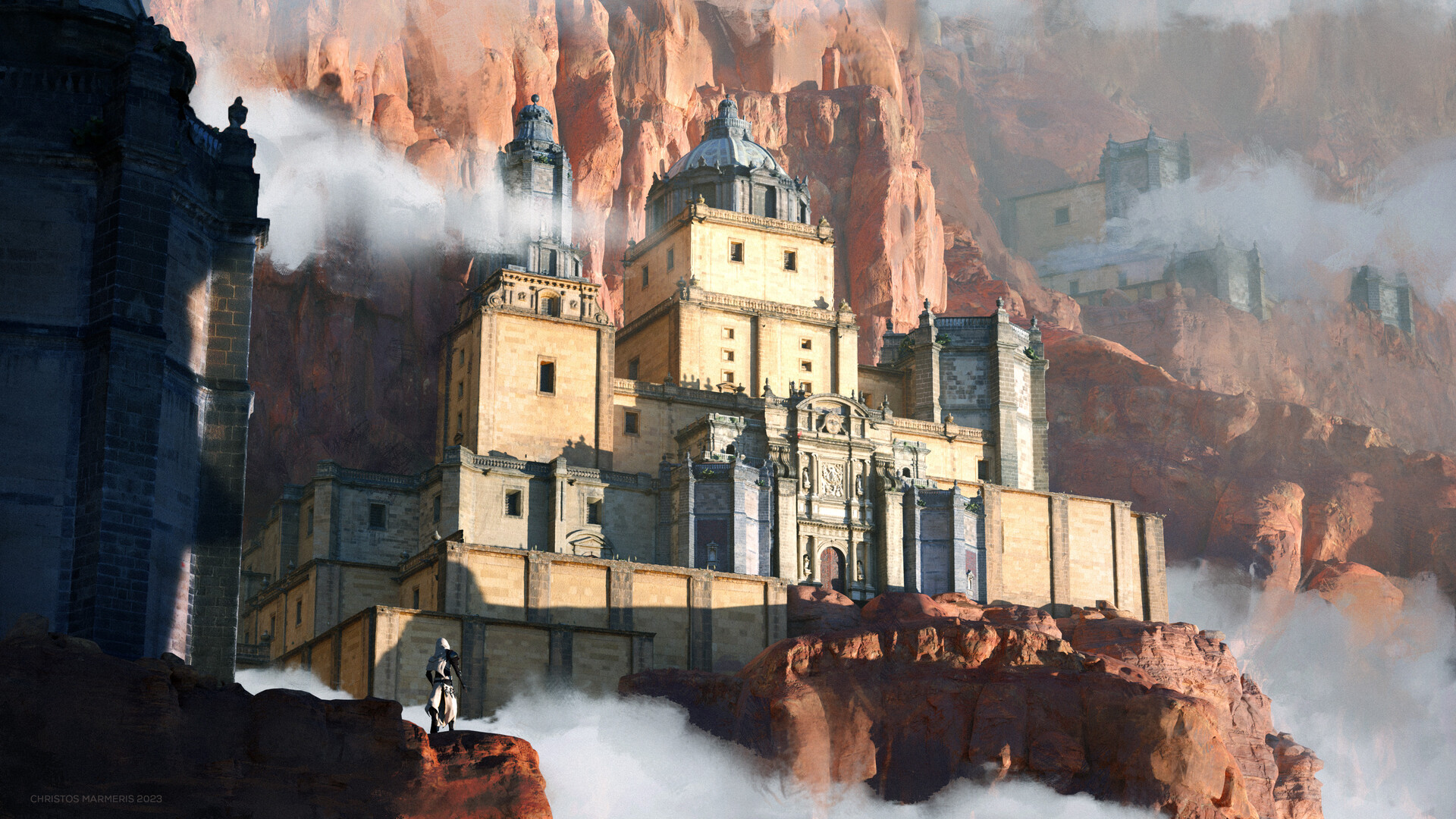 ArtStation - Reaching the monastery