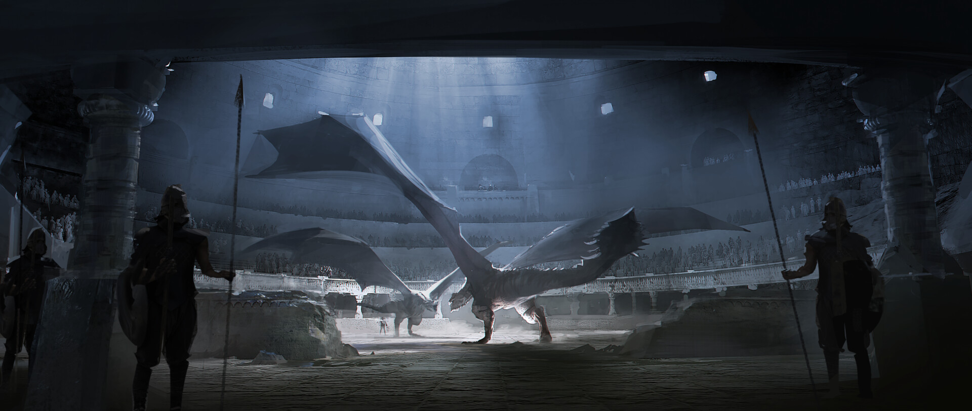 ArtStation - Dragon Pit Concept