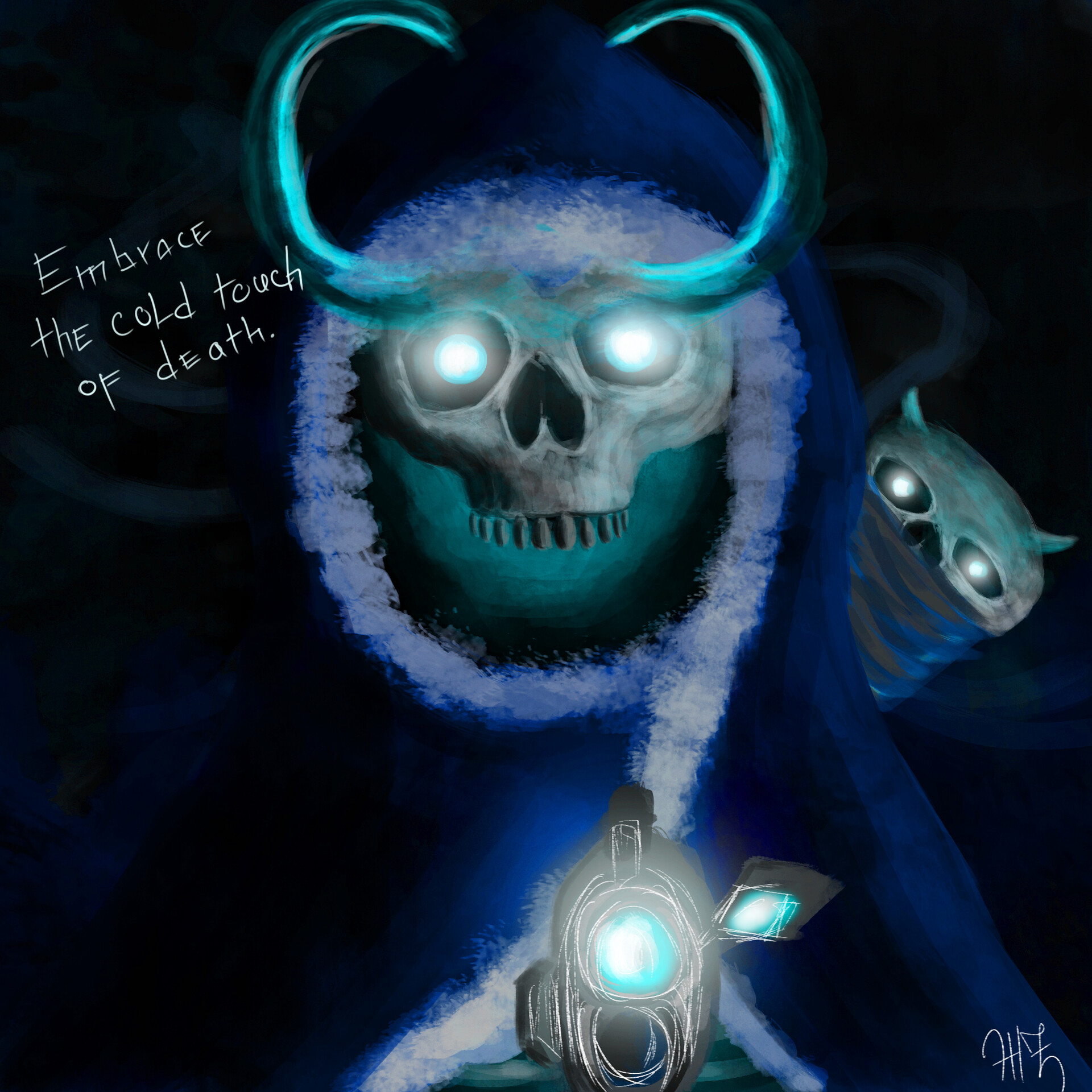 ArtStation - "Ice Demon" skin concept art for Mei from "Overwatch"