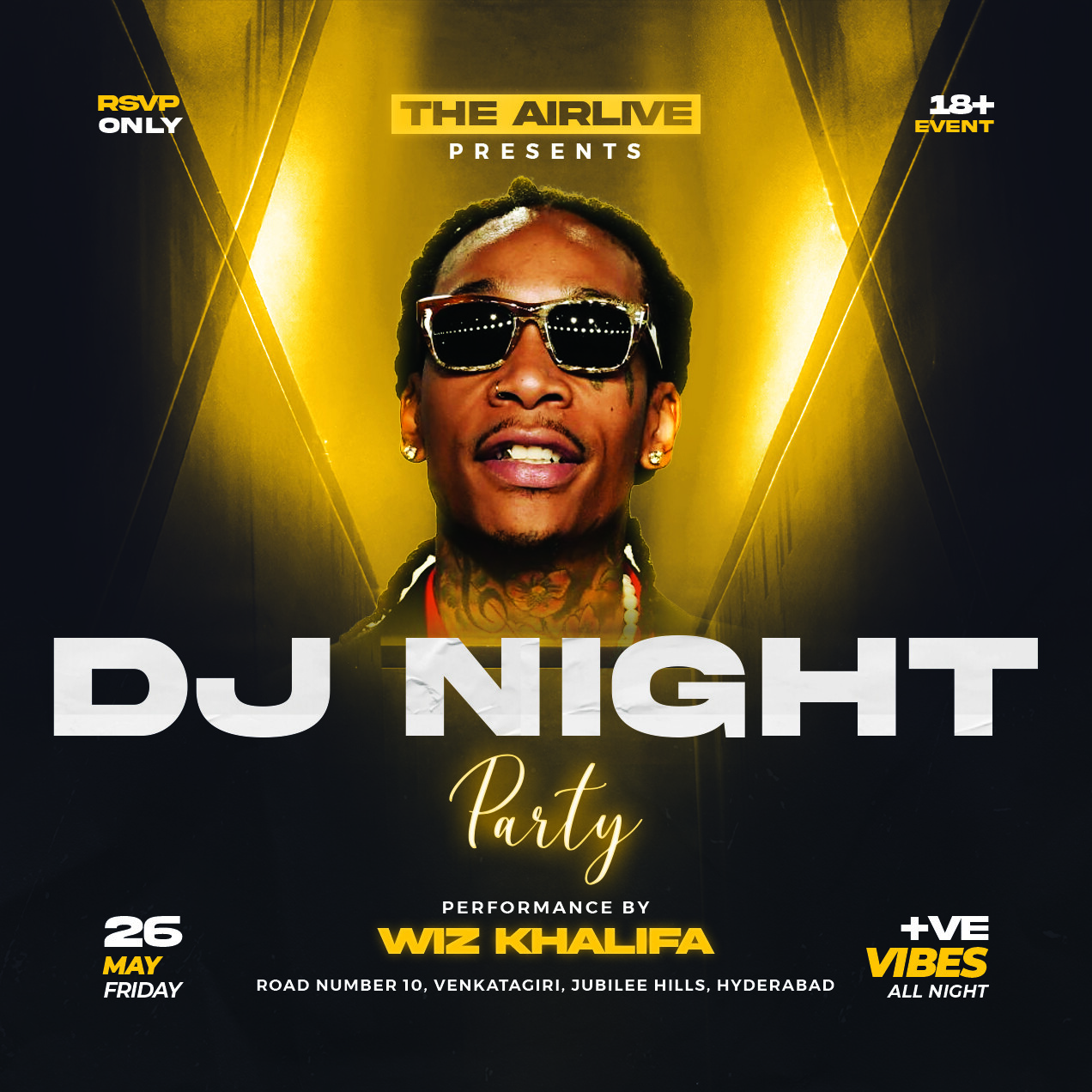 ArtStation - DJ Night Poster Design