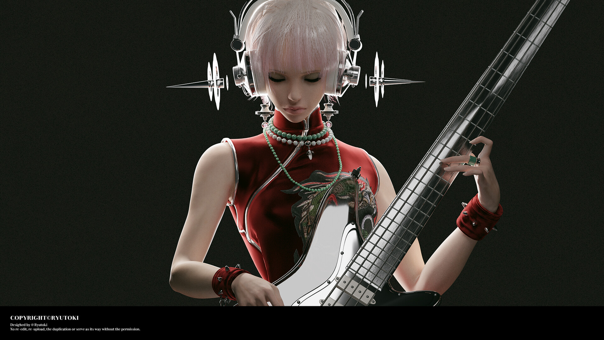 ArtStation - Bass girl