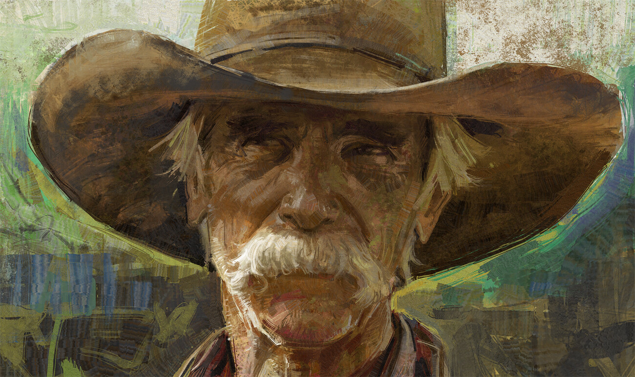 ArtStation - Head painting practice