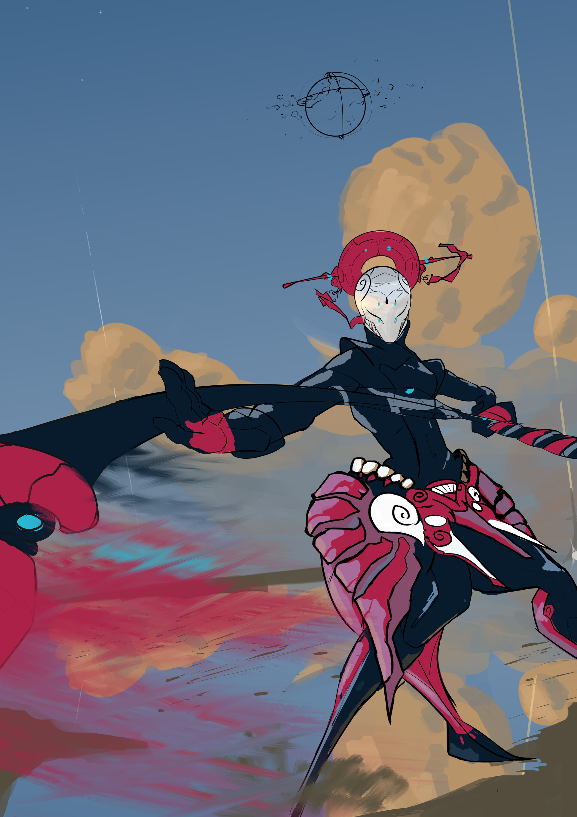 ArtStation - Warframe Trinity WIP