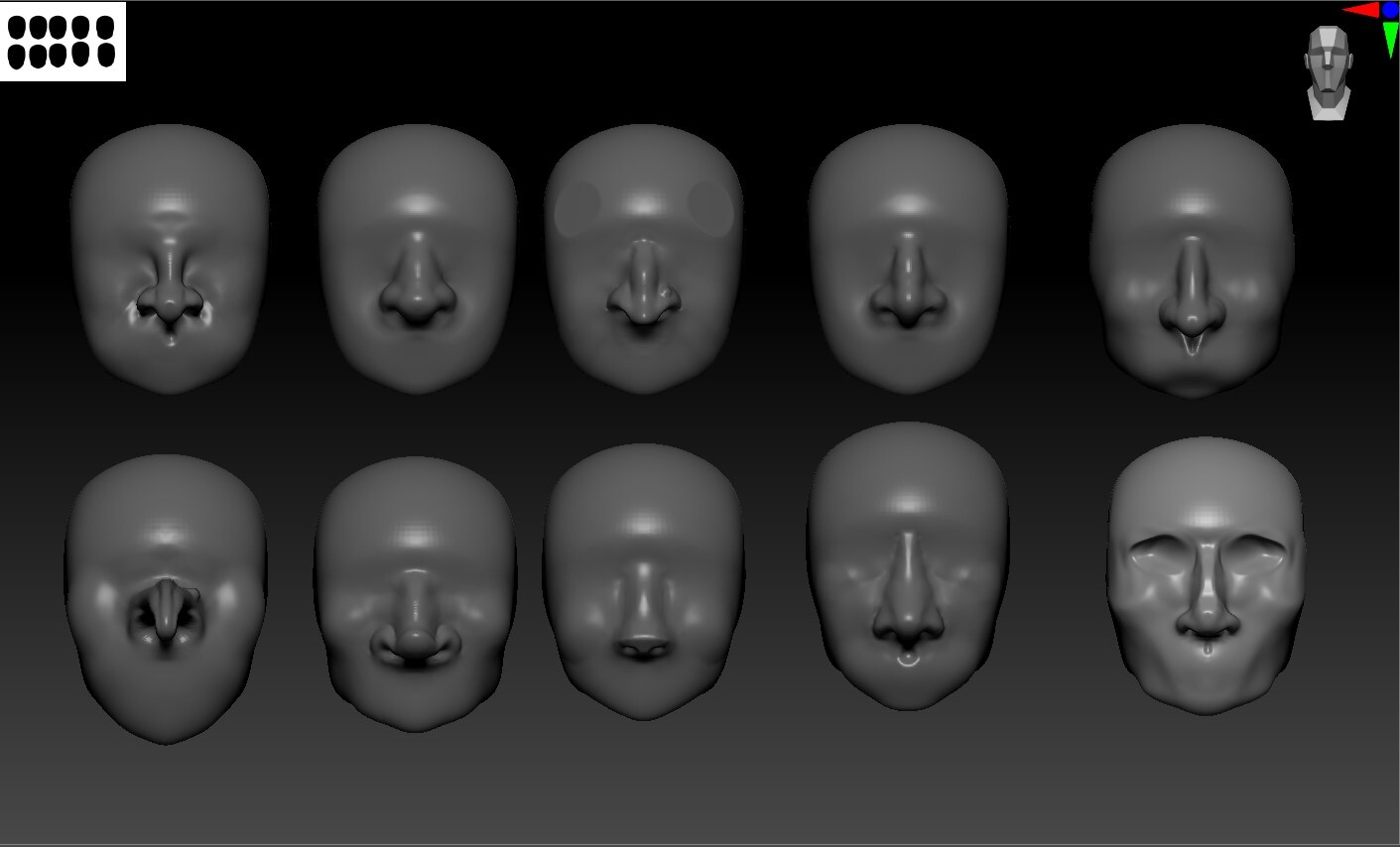 ArtStation - Noses practice