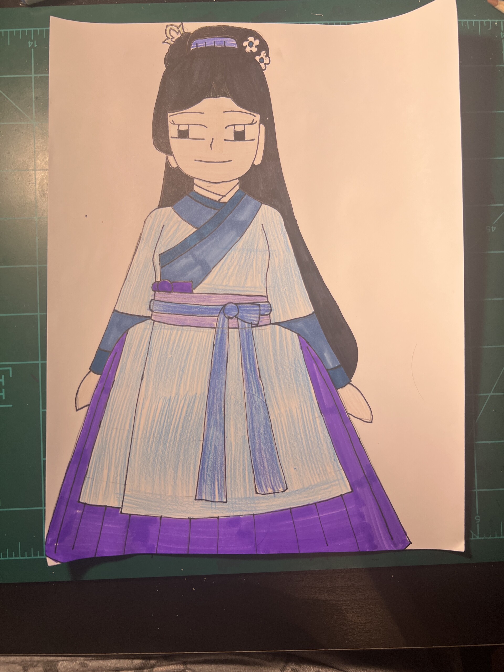 ArtStation - Korean Noble Girl from the Joseon Dynasty