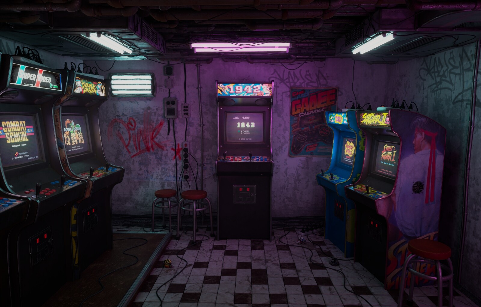 ArtStation - Retro Arcade