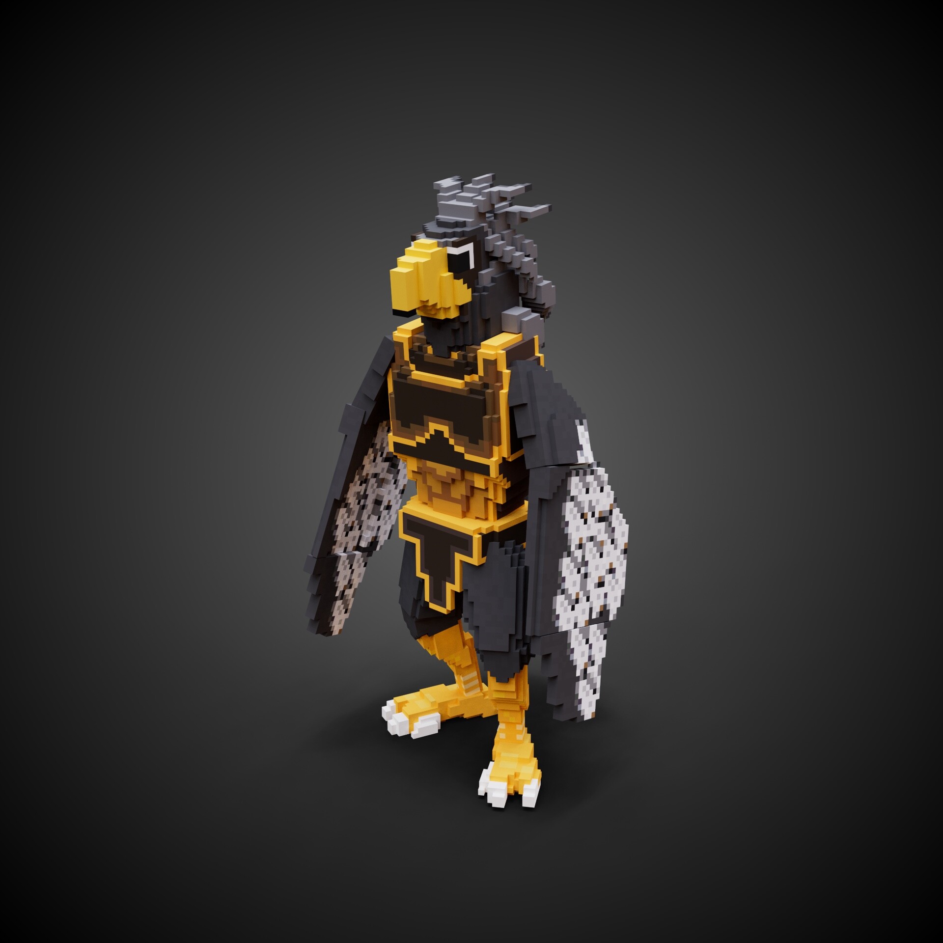 ArtStation - Voxel Bird Avatar